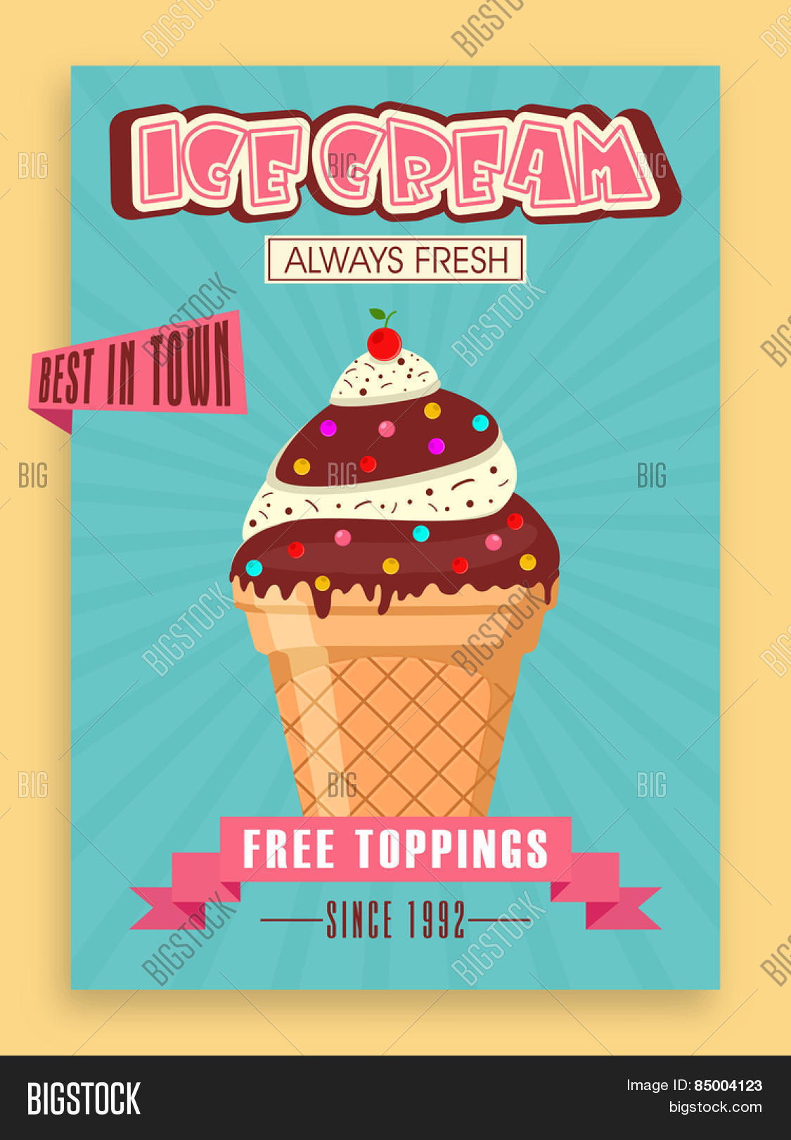 Retro Menu Card Vector & Photo (Free Trial) | Bigstock