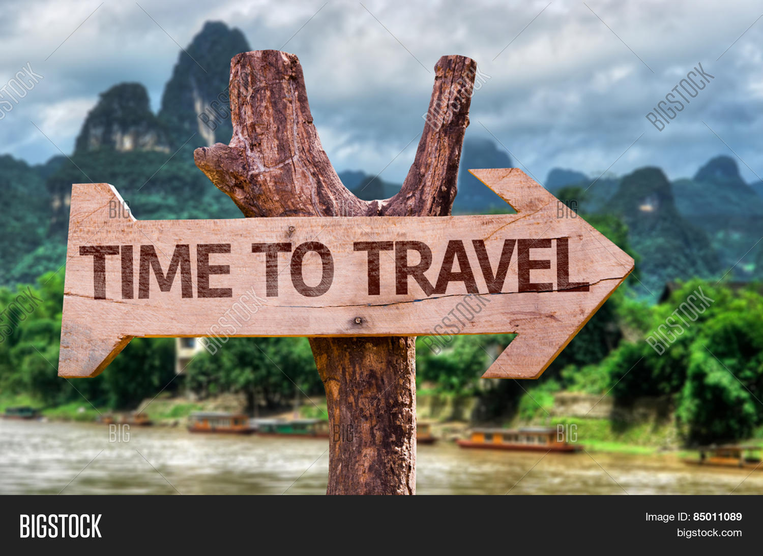 Time Travel Wooden Image & Photo (Free Trial) | Bigstock