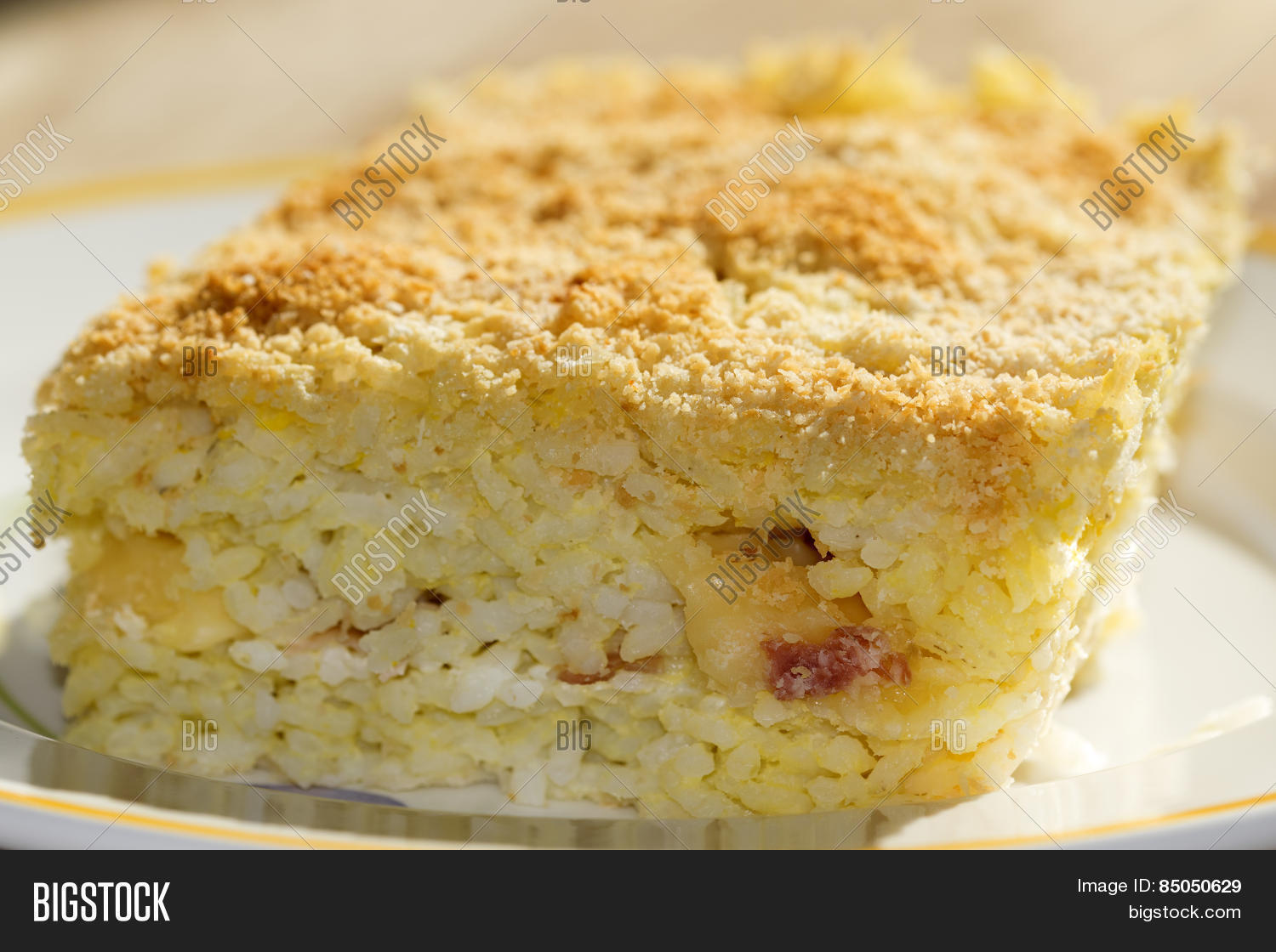 Rice Timbale Image & Photo (Free Trial) | Bigstock