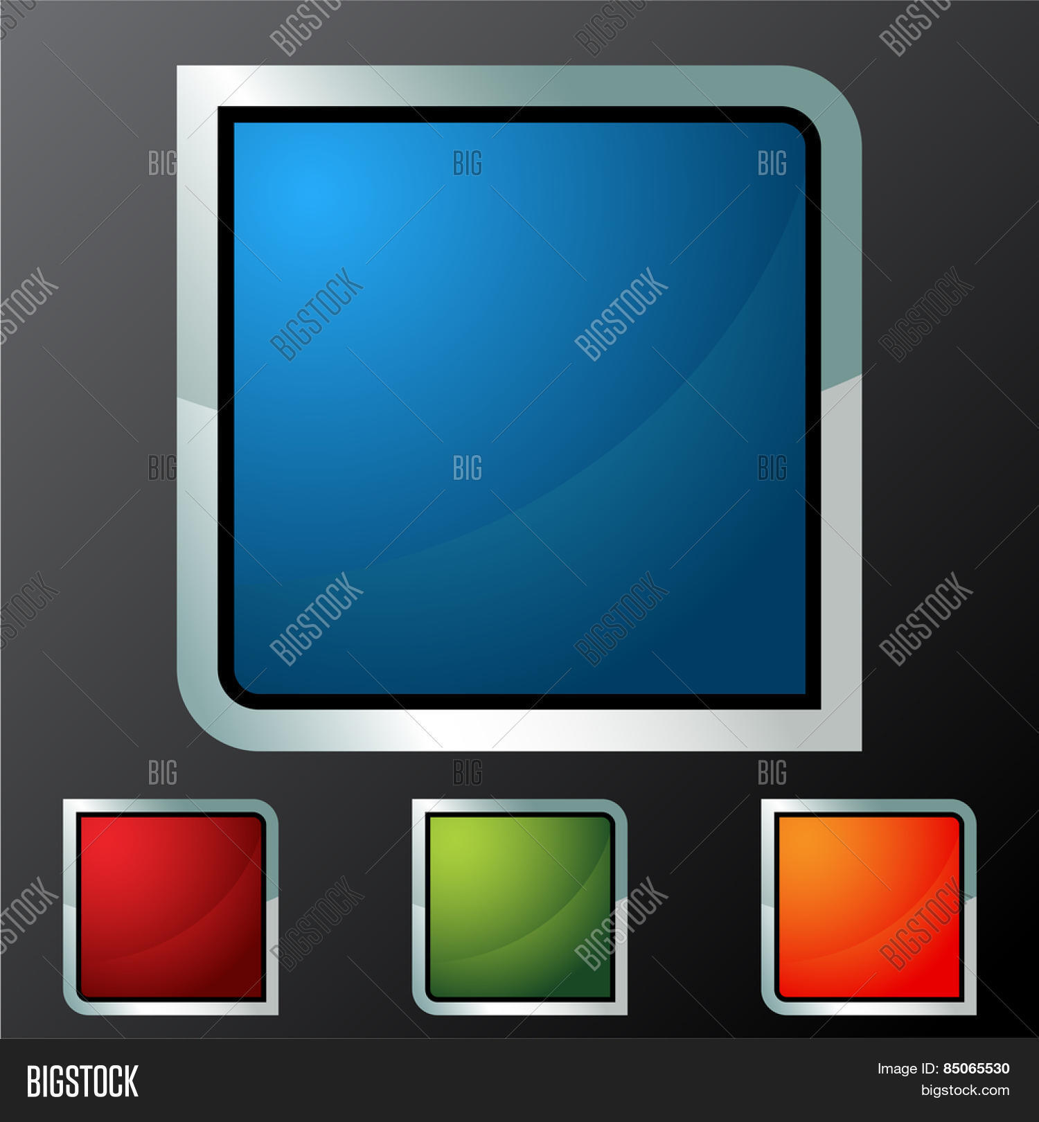 Image Button Icon Set Vector & Photo (Free Trial) | Bigstock