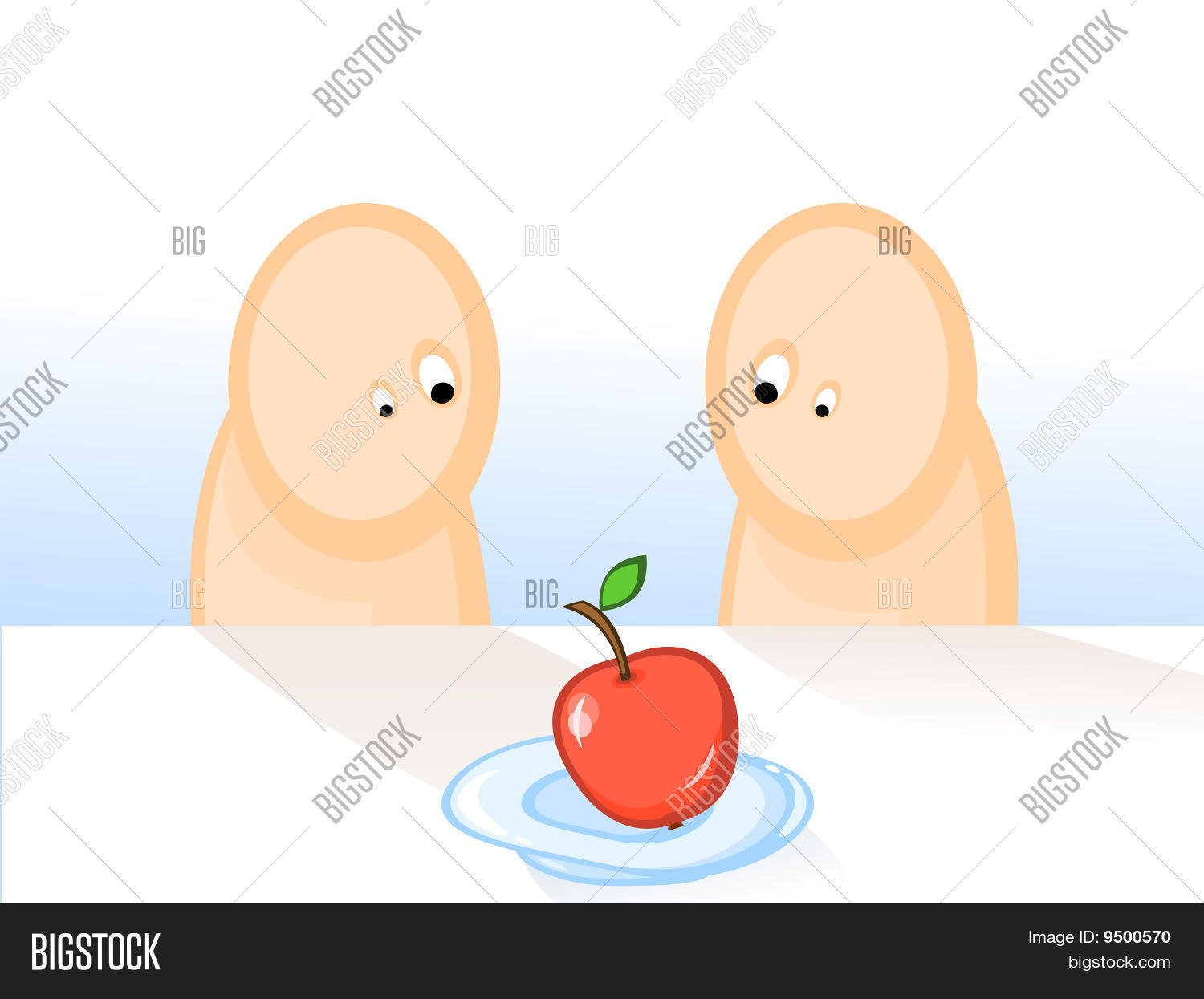 Two--apple Vector & Photo (Free Trial) | Bigstock