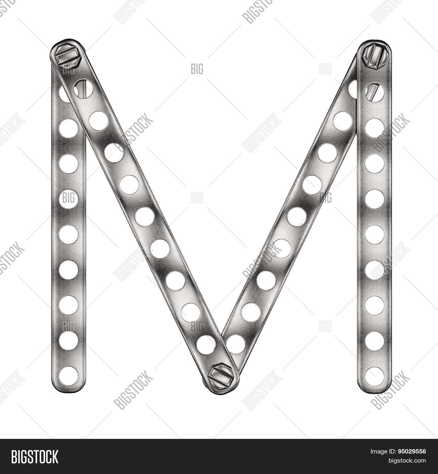 Letter M Made Metal Image & Photo (Free Trial) | Bigstock