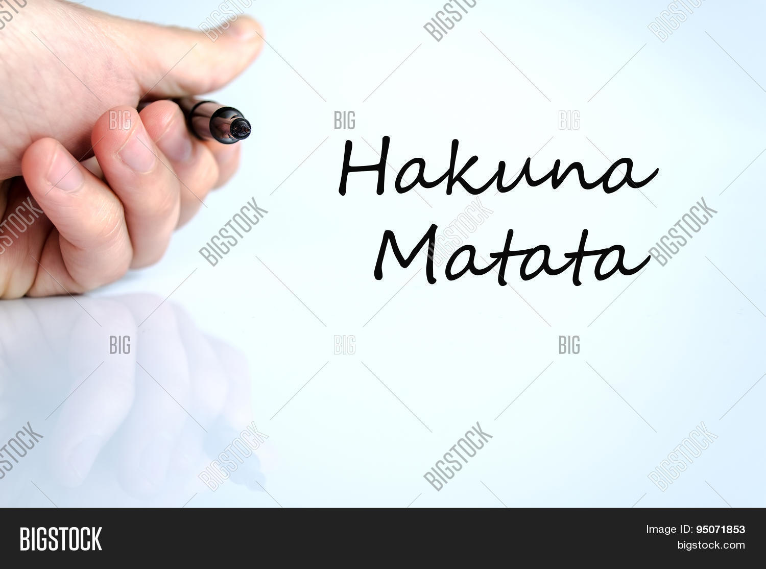 Hakuna Matata Text Image & Photo (Free Trial) | Bigstock