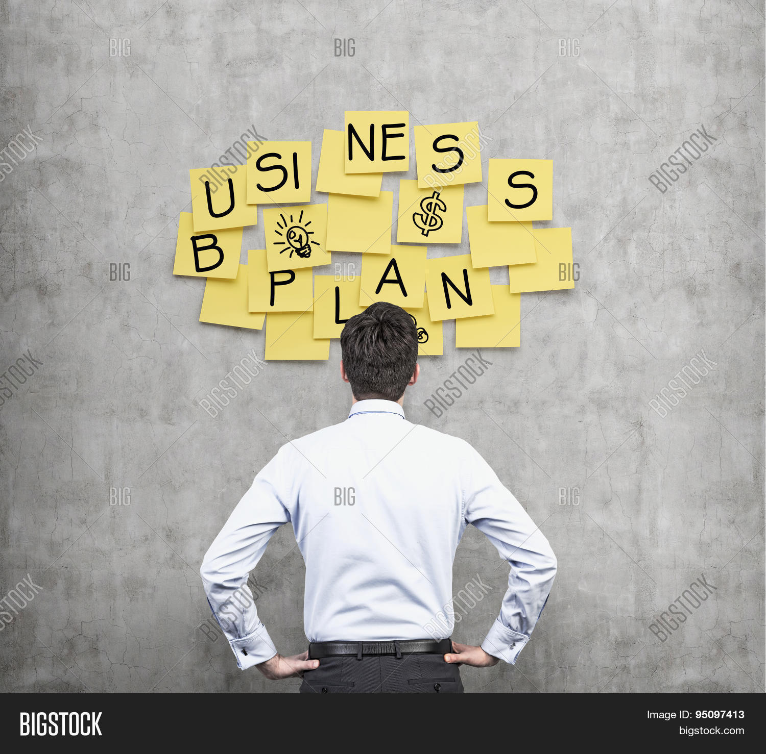 Rear View Businessman Image & Photo (Free Trial) | Bigstock