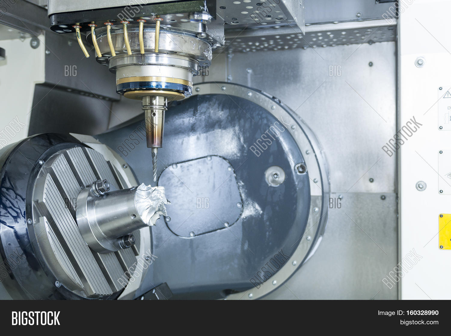 Five-axis Computer Image & Photo (Free Trial) | Bigstock