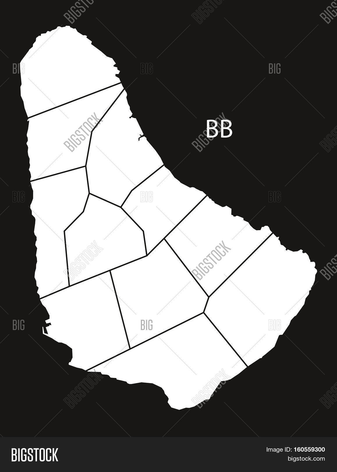 Barbados Regions Map Image & Photo (Free Trial) | Bigstock