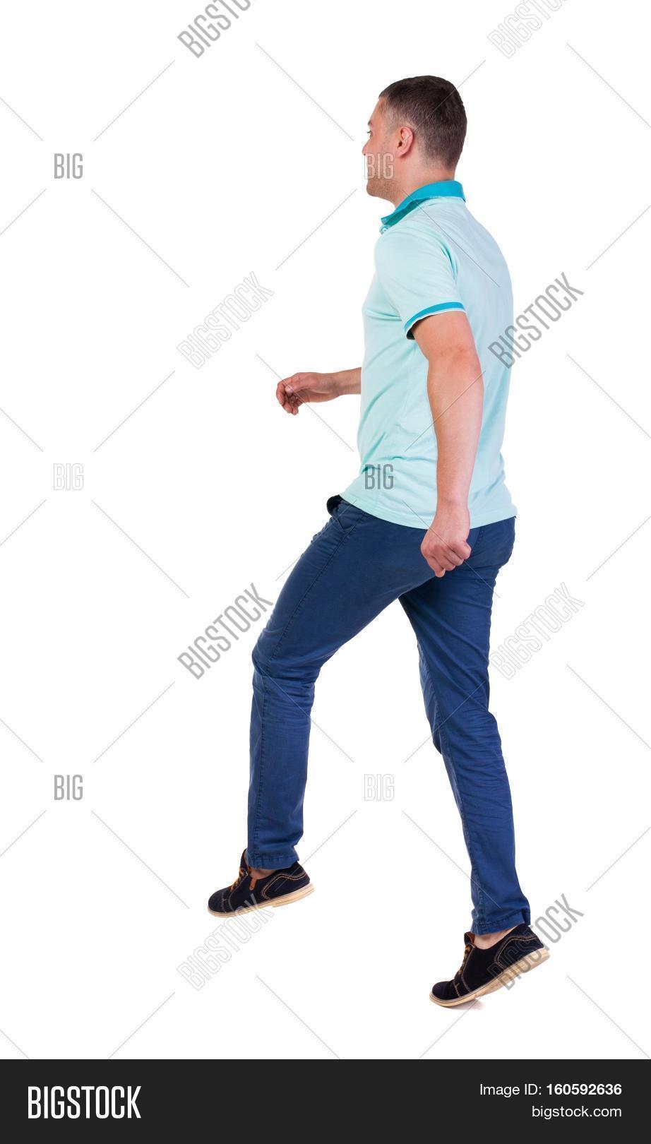 Back View Running Man Image & Photo (Free Trial) | Bigstock