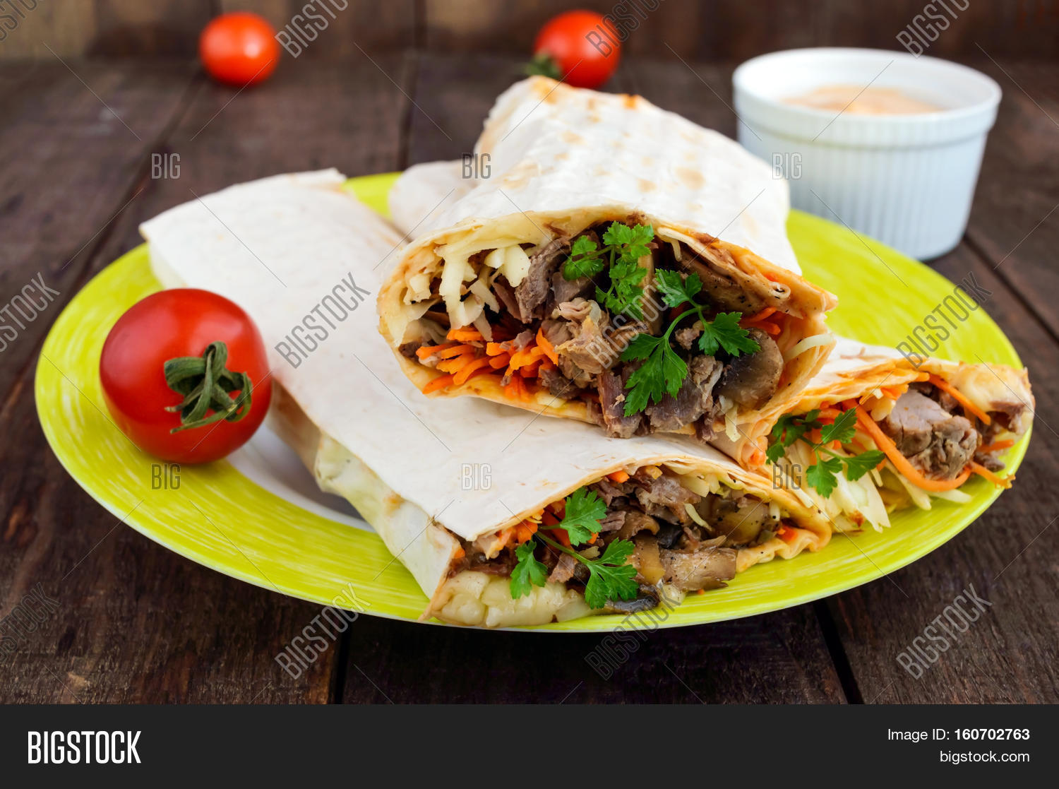 Shawarma Sandwich - Image & Photo (Free Trial) | Bigstock