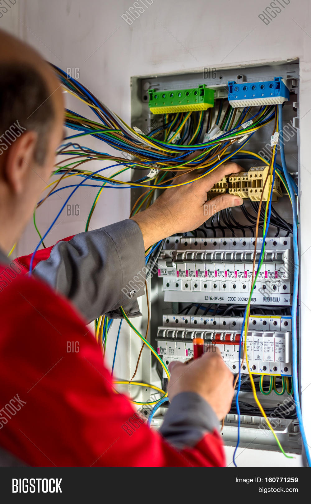 Electrician Fixing Image & Photo (Free Trial) | Bigstock