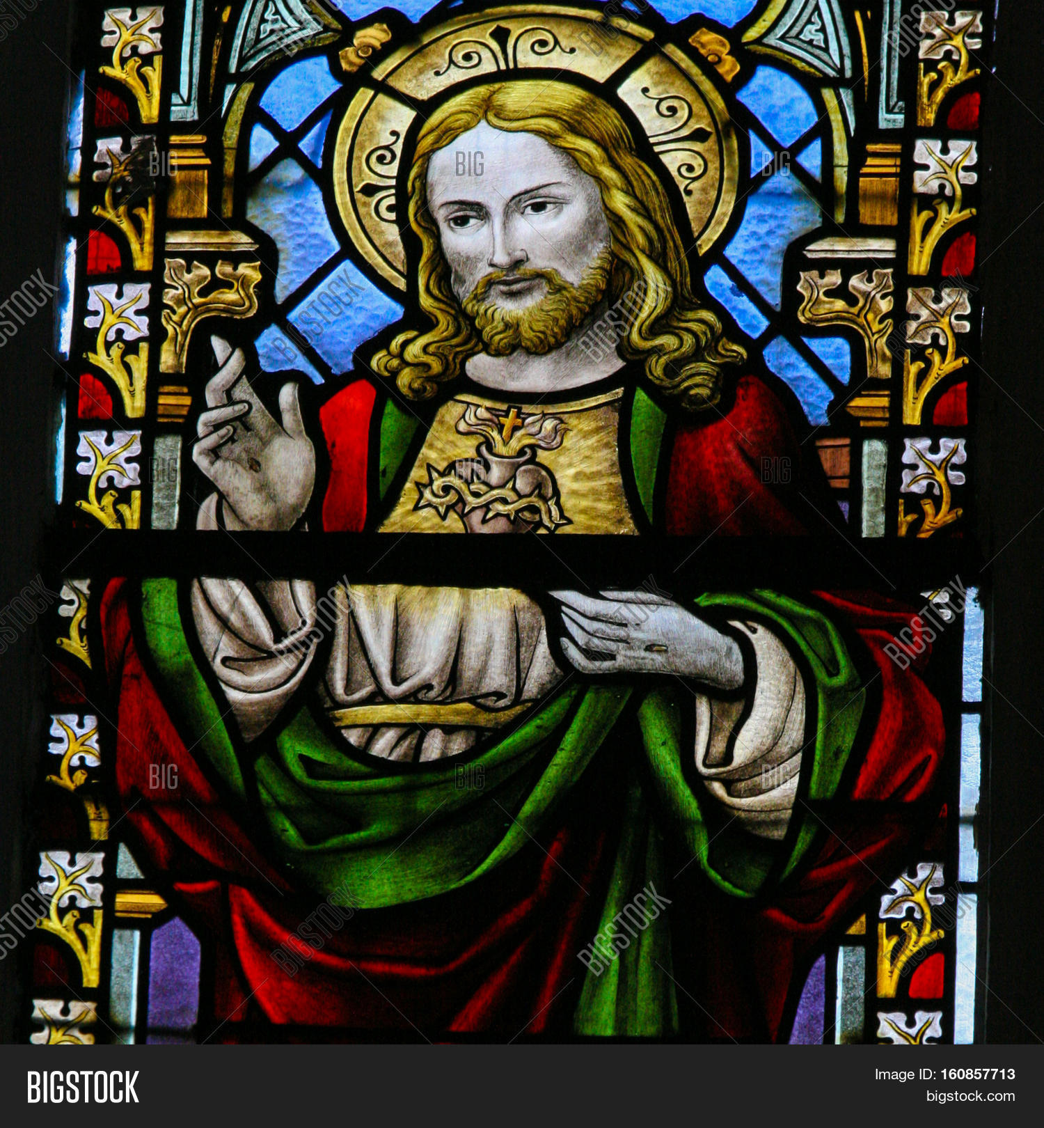 Stained Glass - Jesus Image & Photo (Free Trial) | Bigstock