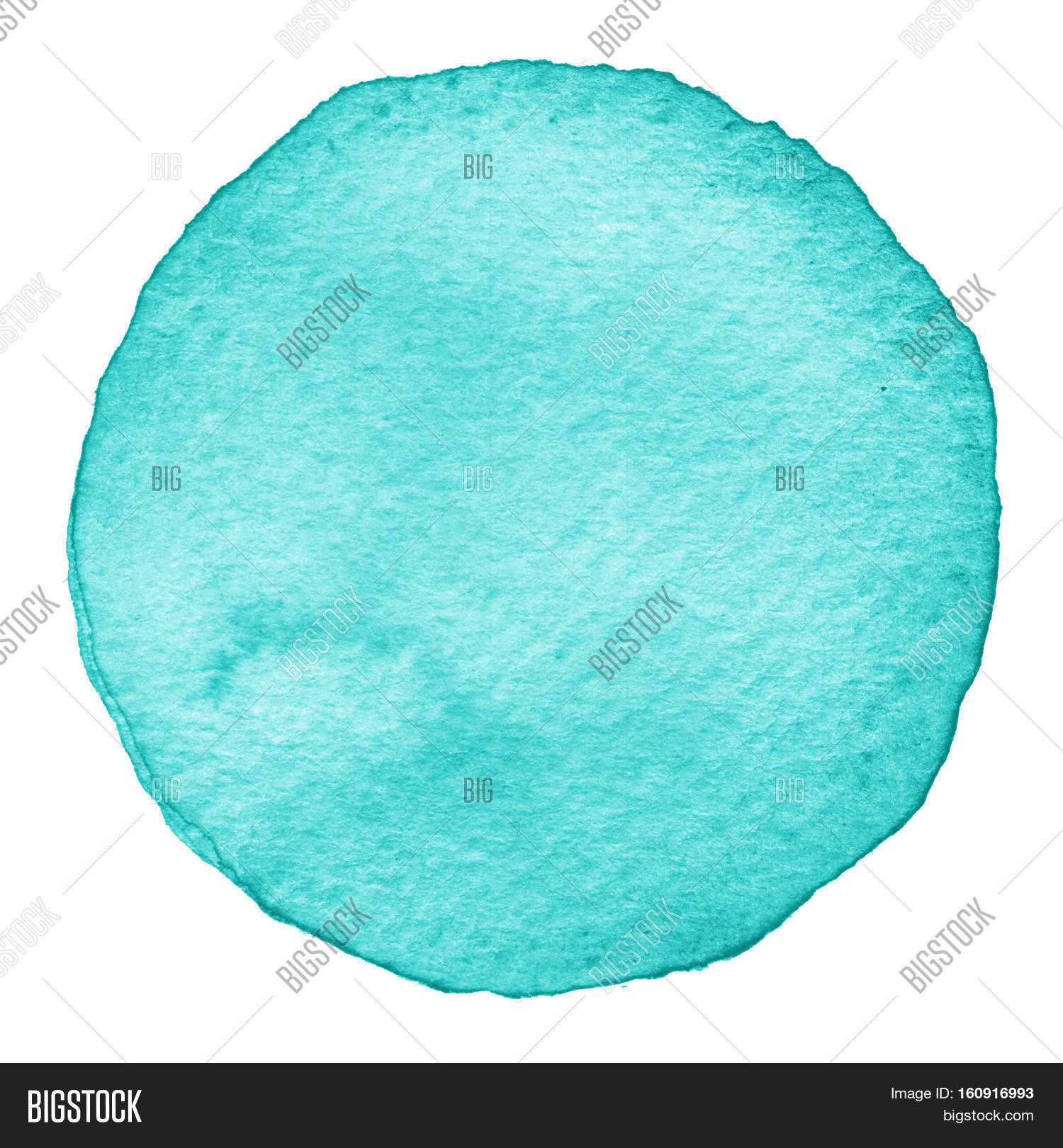 Blue Watercolor Circle Image & Photo (Free Trial) | Bigstock