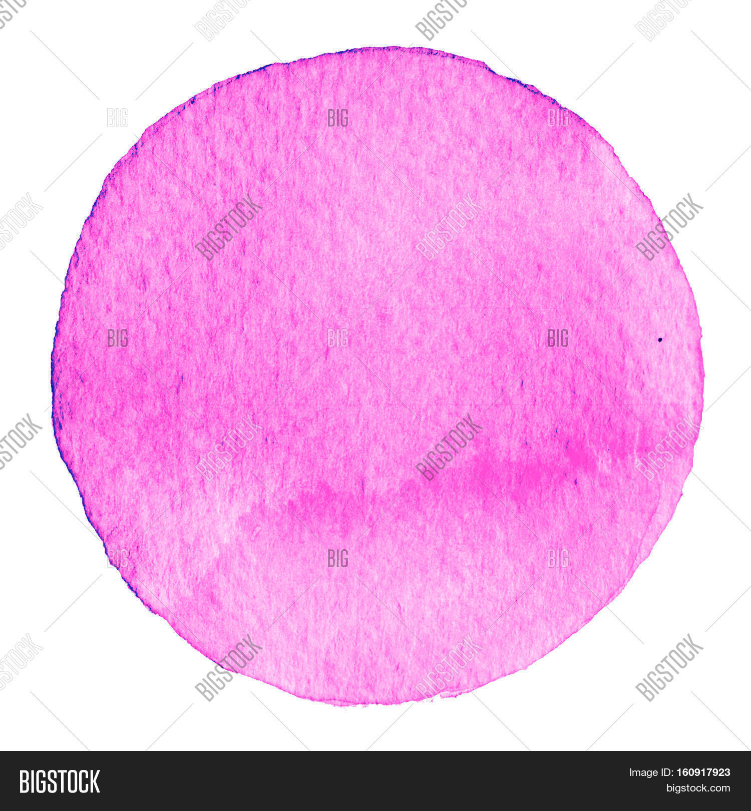 Pink Watercolor Circle Image & Photo (Free Trial) | Bigstock