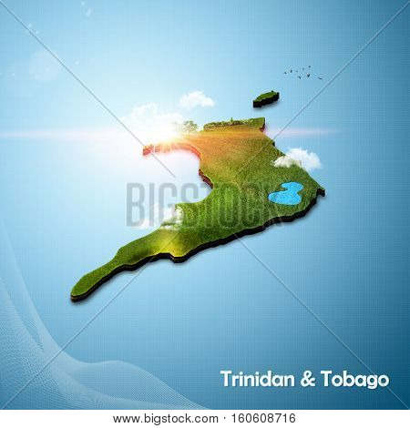 Realistic 3D Map Image & Photo (Free Trial) | Bigstock
