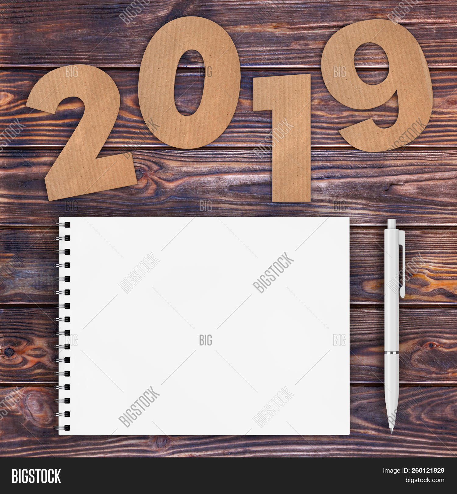Cardstock Numbers 2019 Image & Photo (Free Trial) | Bigstock