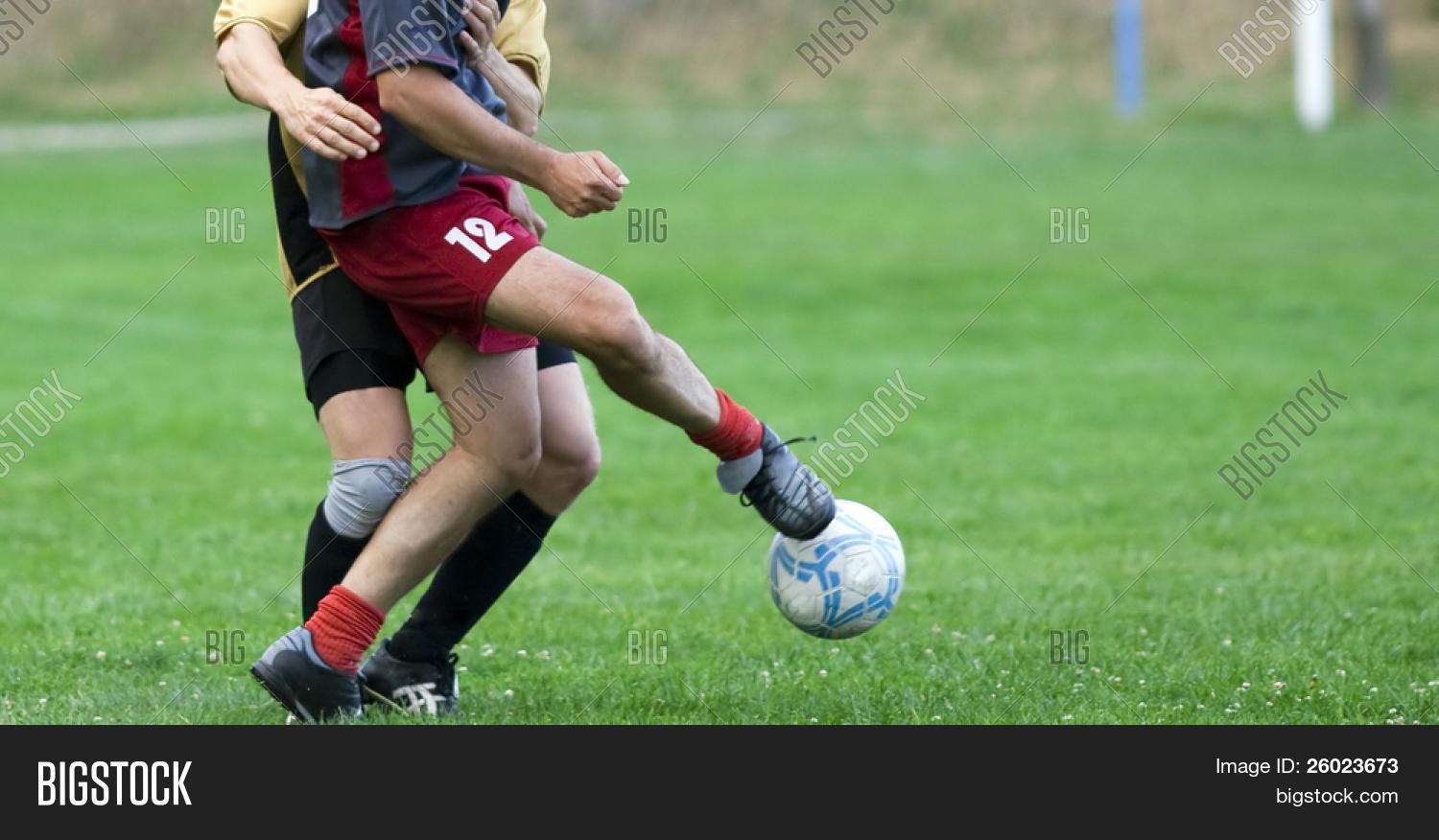Soccer Players Running Image & Photo (Free Trial) | Bigstock