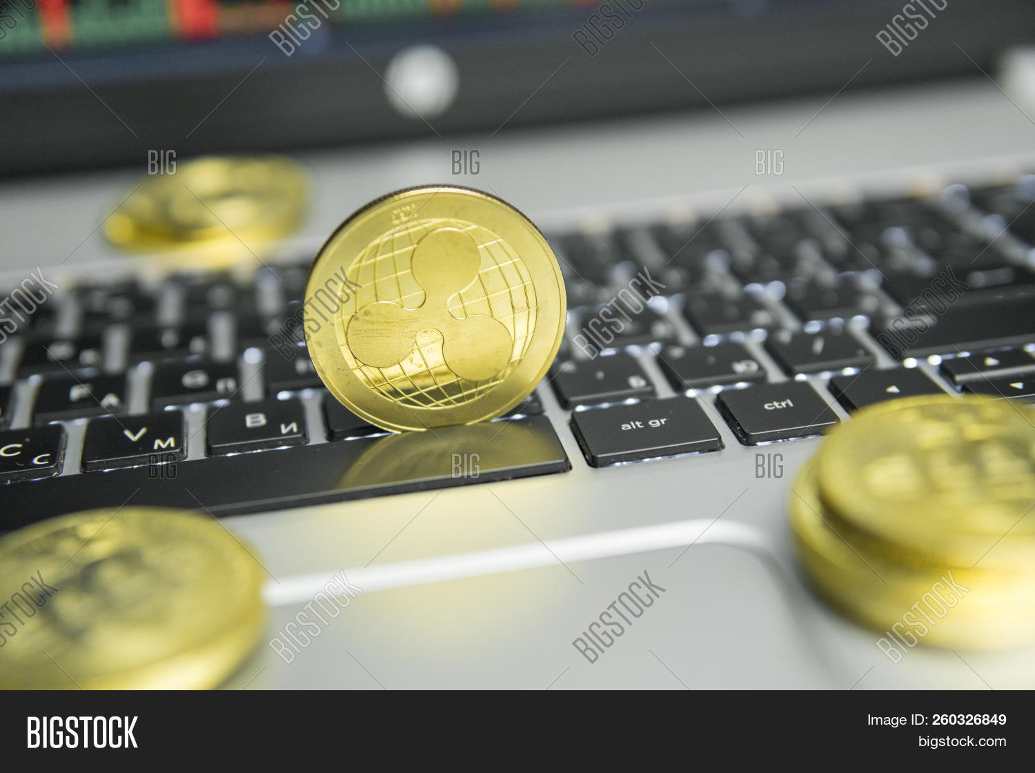 Golden Ripple Coin Image & Photo (Free Trial) | Bigstock