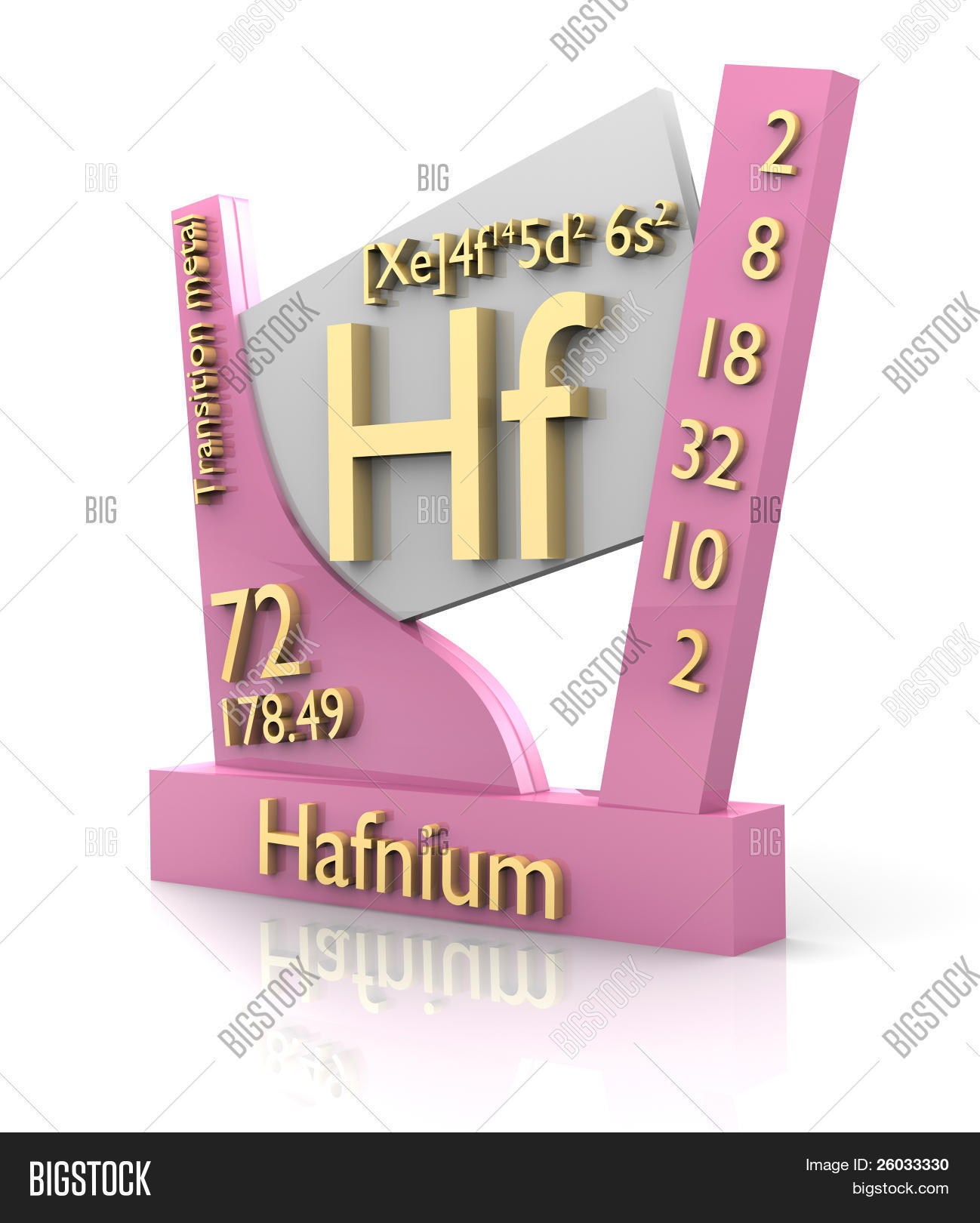 Hafnium Form Periodic Image & Photo (Free Trial) | Bigstock