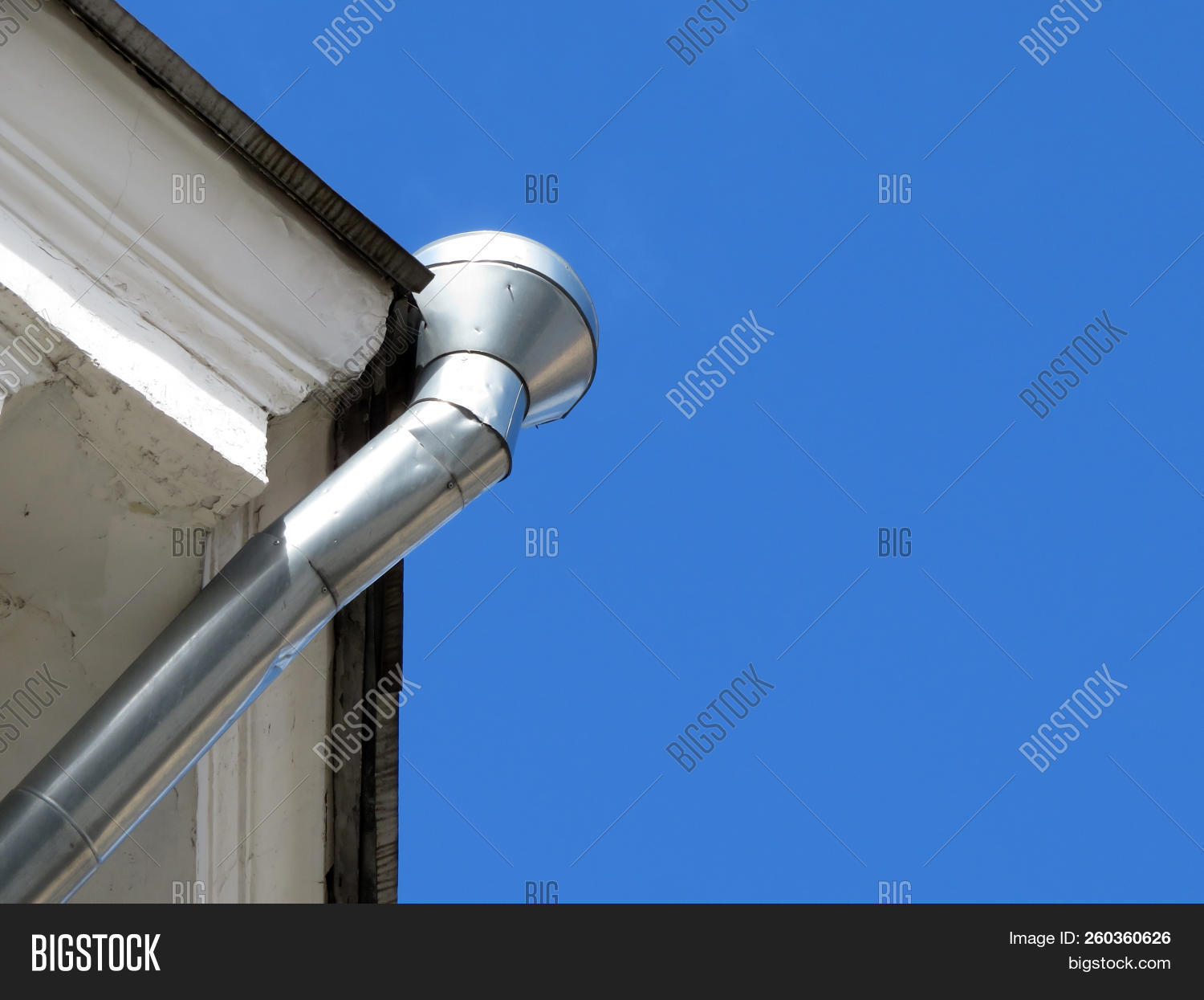 Drain Pipe On Building Image & Photo (Free Trial) | Bigstock