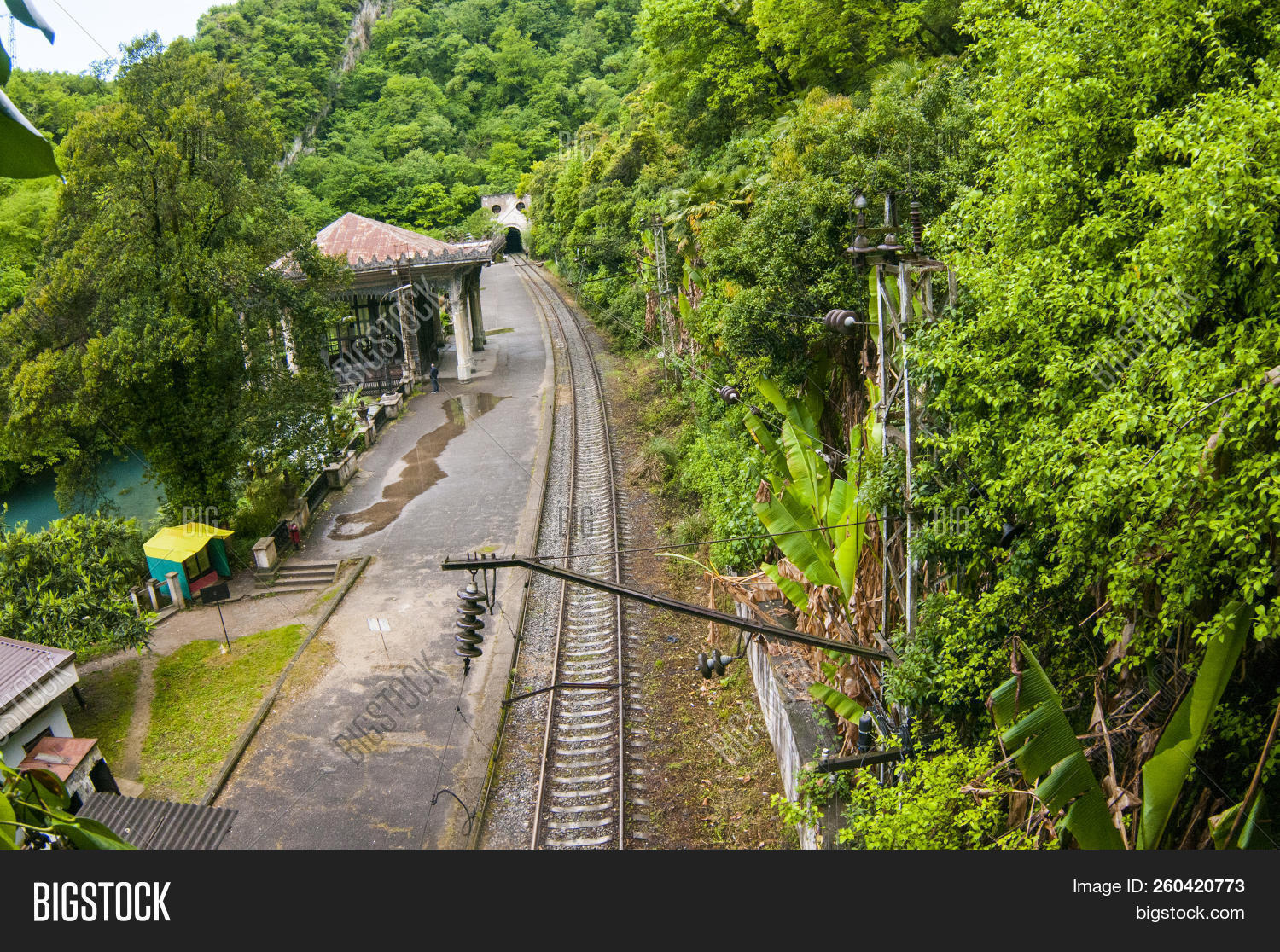 Railway Top View. Part Image & Photo (Free Trial) | Bigstock