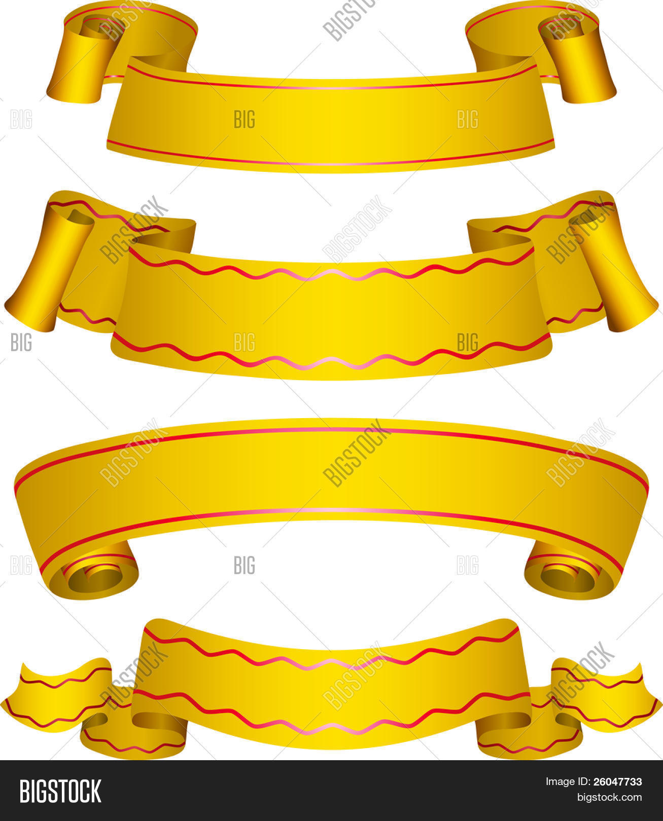 Variants Four Banners Vector & Photo (Free Trial) | Bigstock