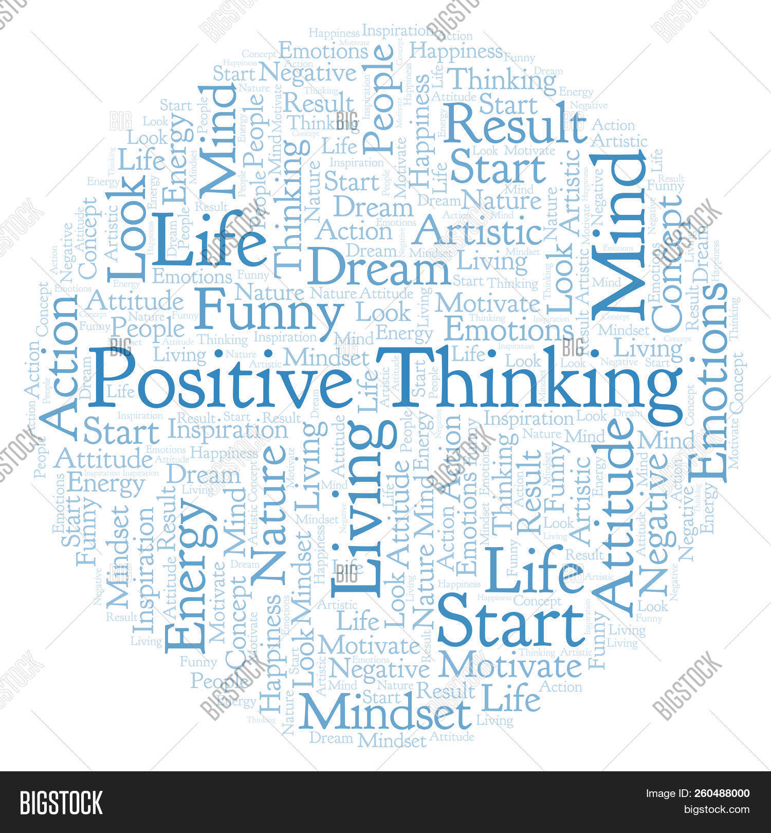 Positive Thinking Word Image & Photo (Free Trial) | Bigstock