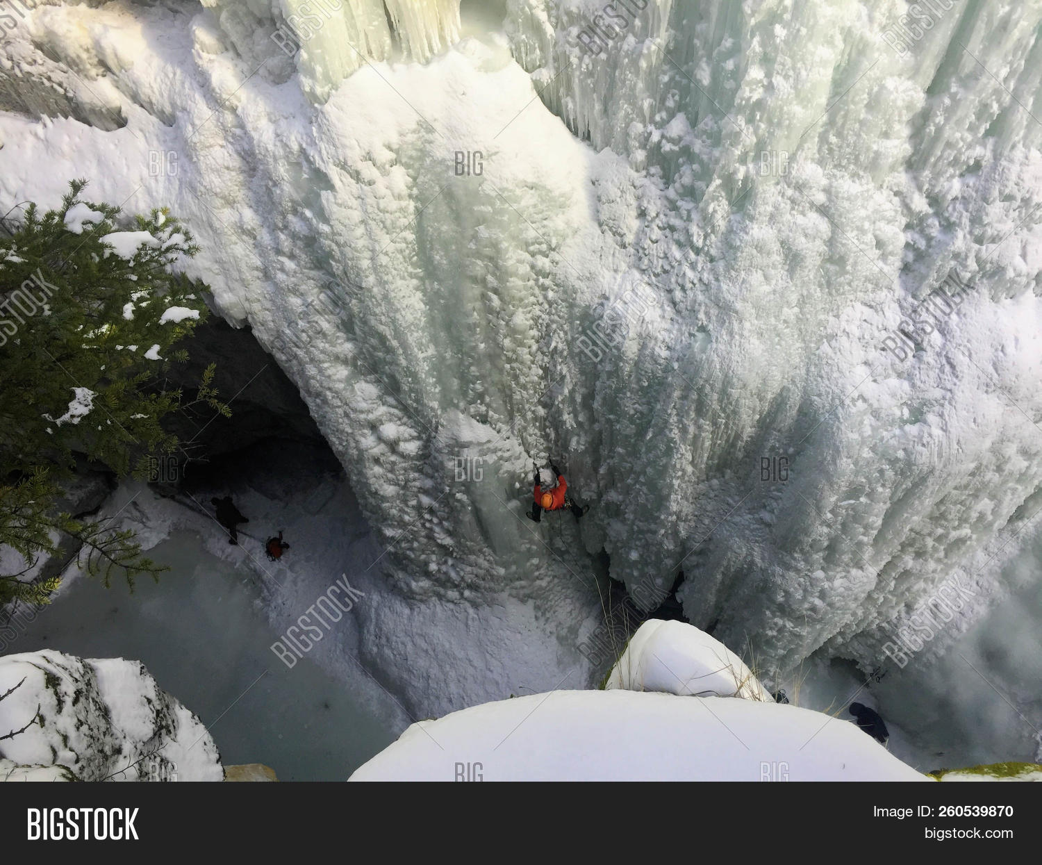 Ice Climbers Digging Image & Photo (Free Trial) | Bigstock