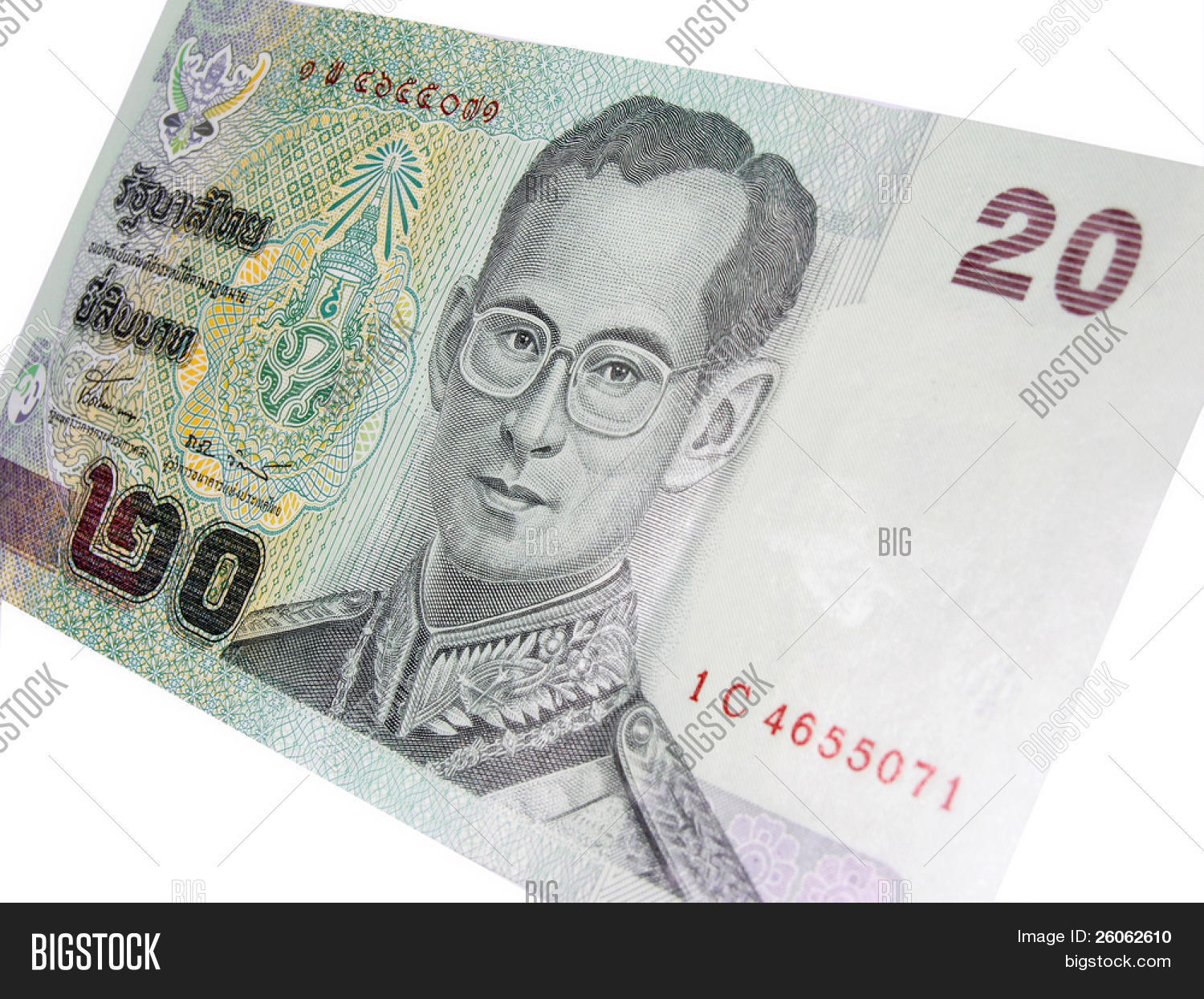 20 Baht Note Thai Image & Photo (Free Trial) | Bigstock