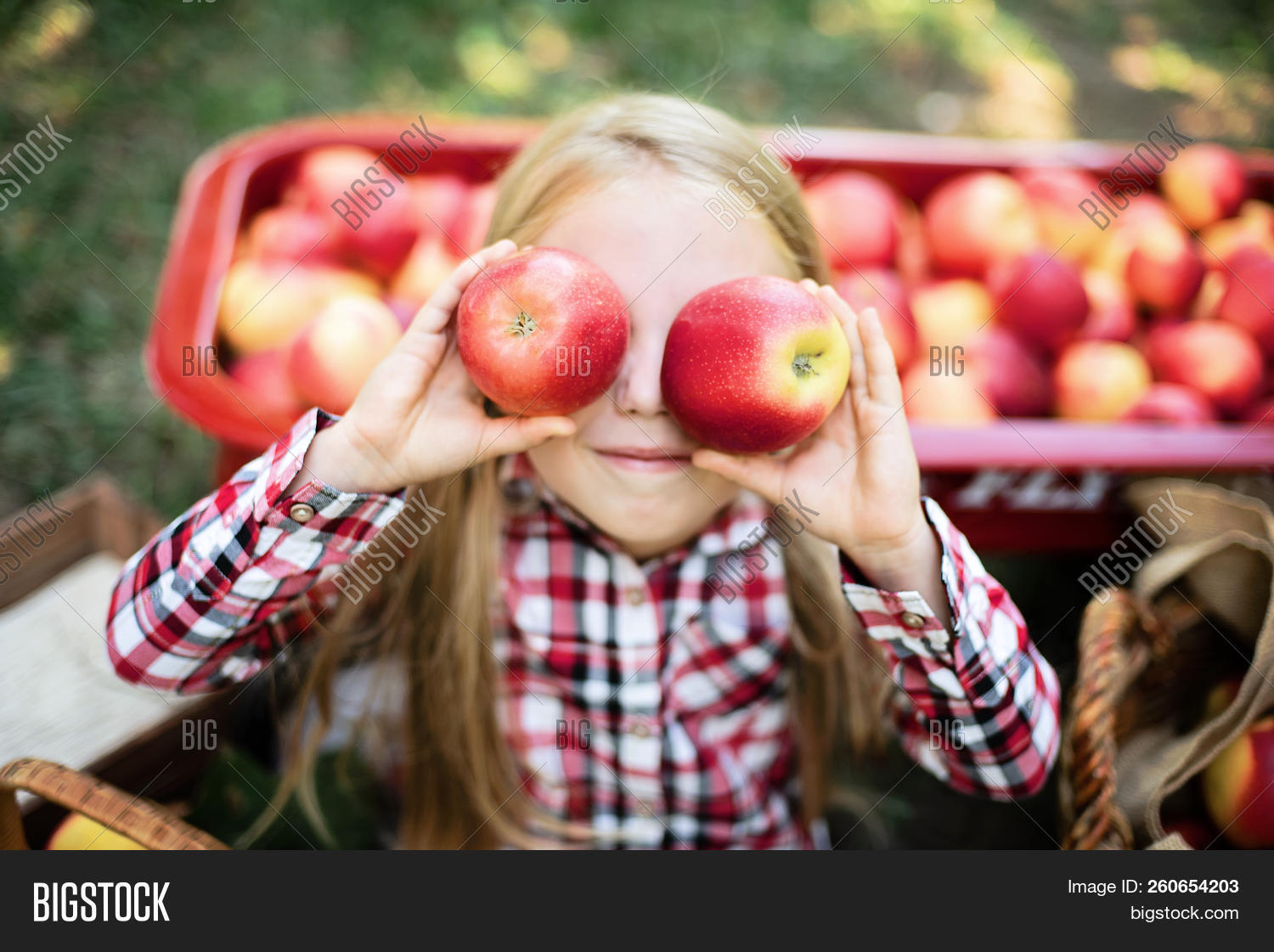 Girl Apple Apple Image & Photo (Free Trial) | Bigstock