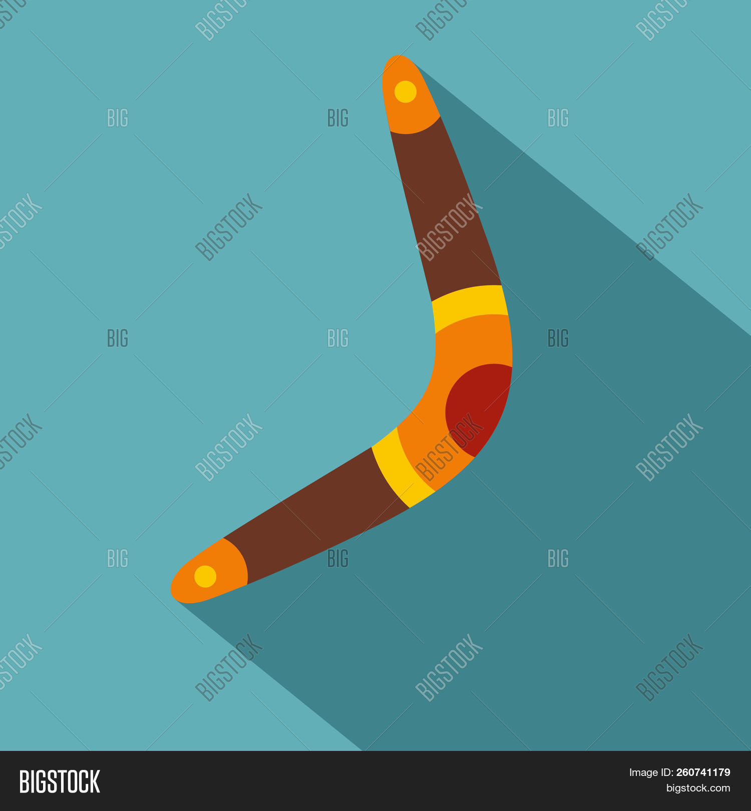 Boomerang Icon. Flat Image & Photo (Free Trial) | Bigstock
