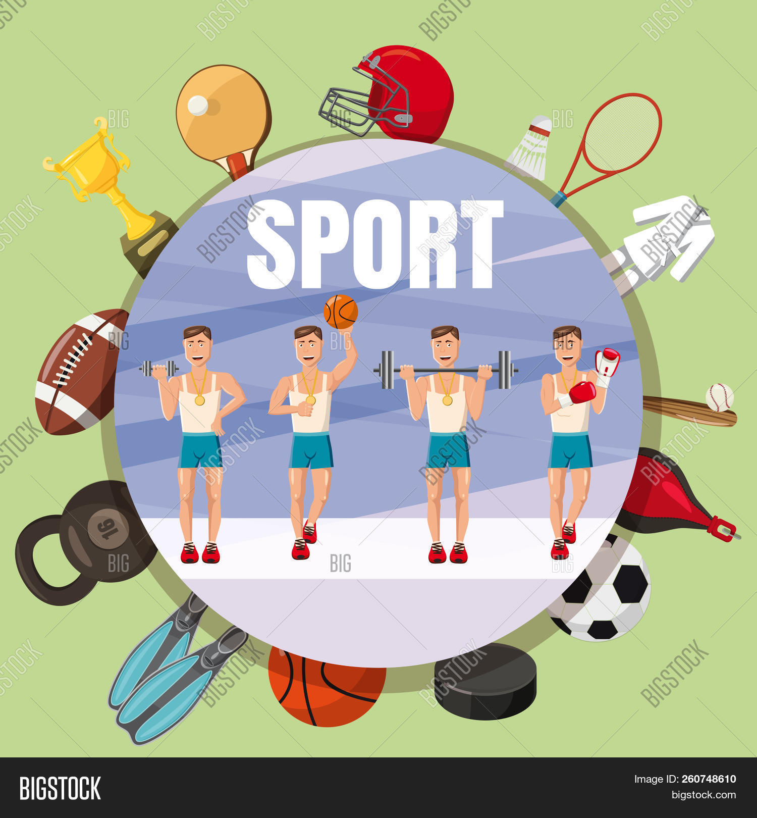 Sport Section Symbols Image & Photo (Free Trial) | Bigstock