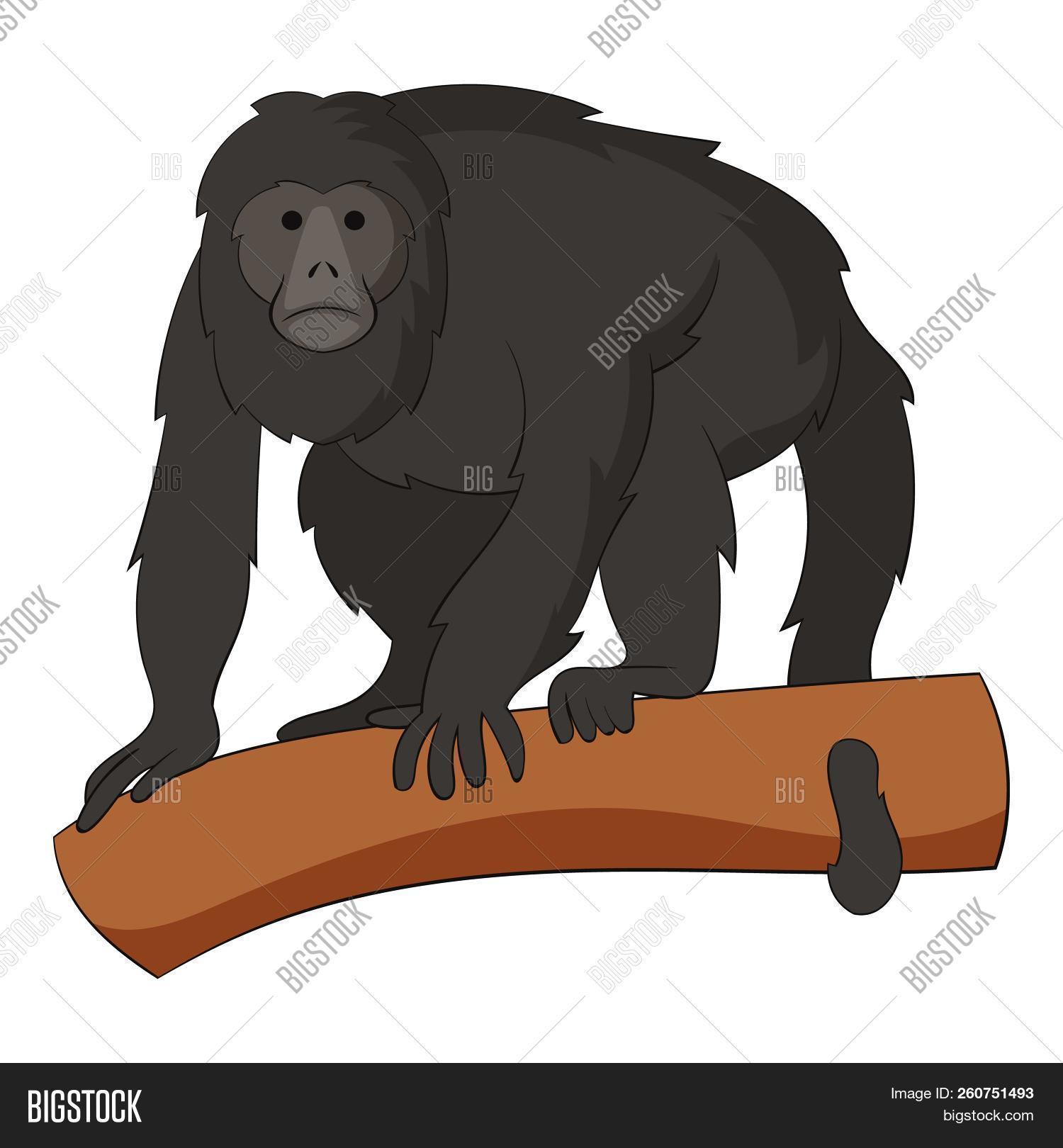 Gibbon Icon. Cartoon Image & Photo (Free Trial) | Bigstock