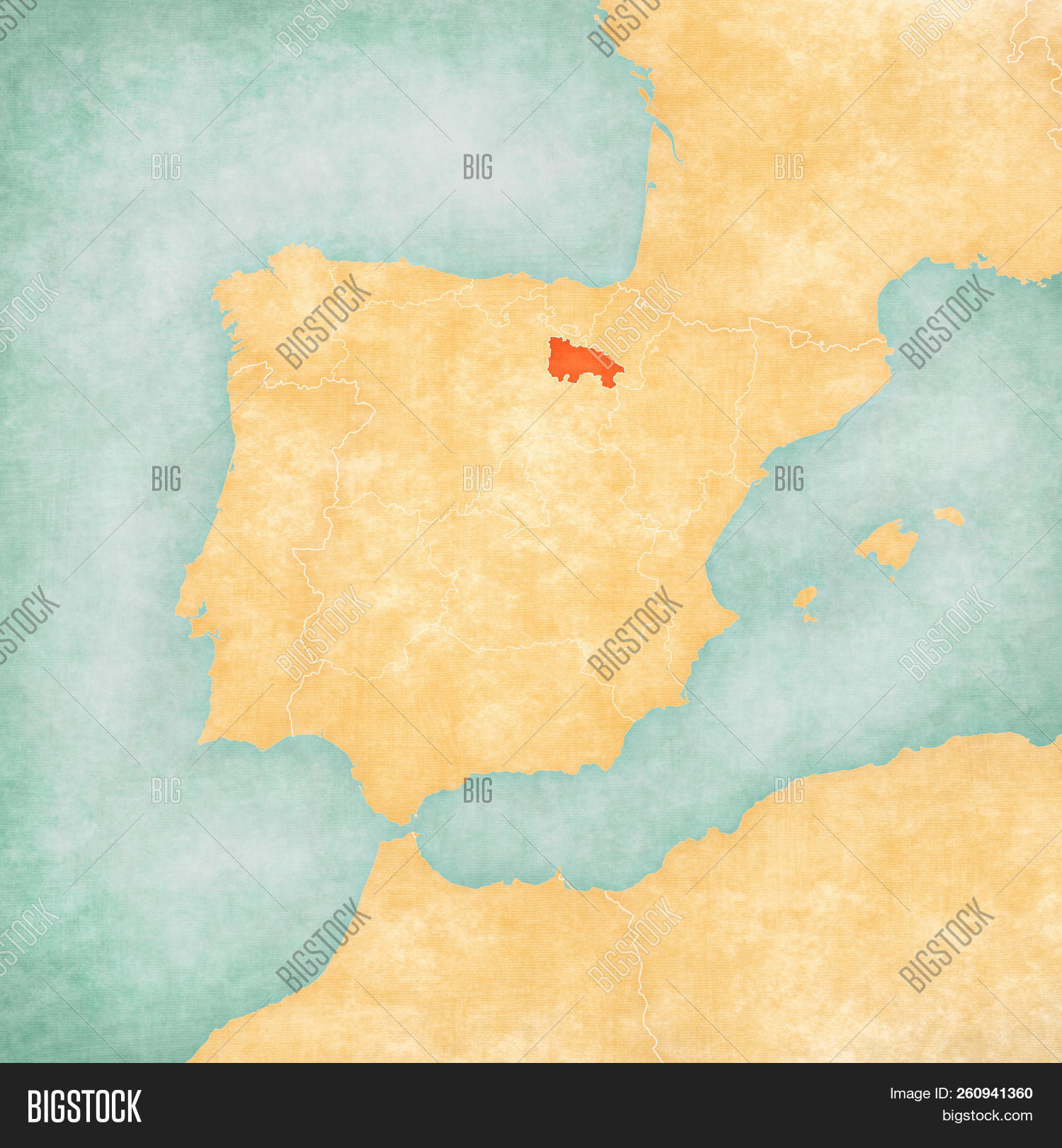 La Rioja On Map Image & Photo (Free Trial) | Bigstock