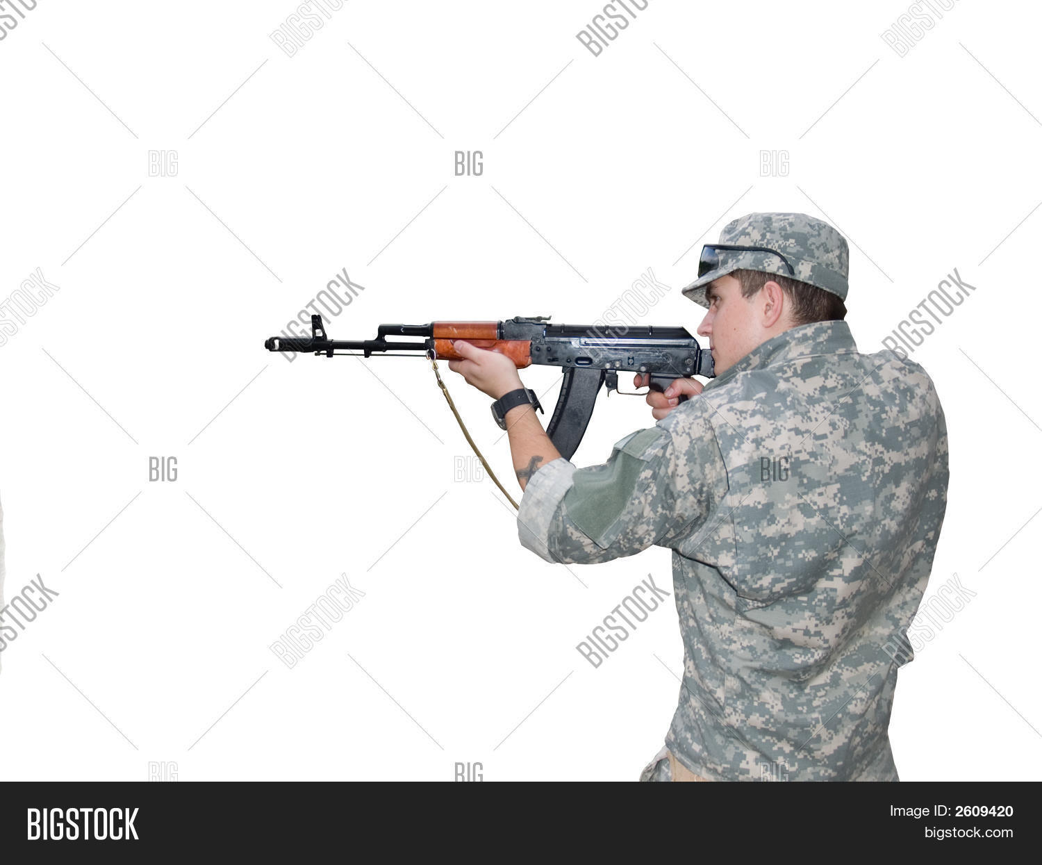 Soldier Ak-74S Image & Photo (Free Trial) | Bigstock