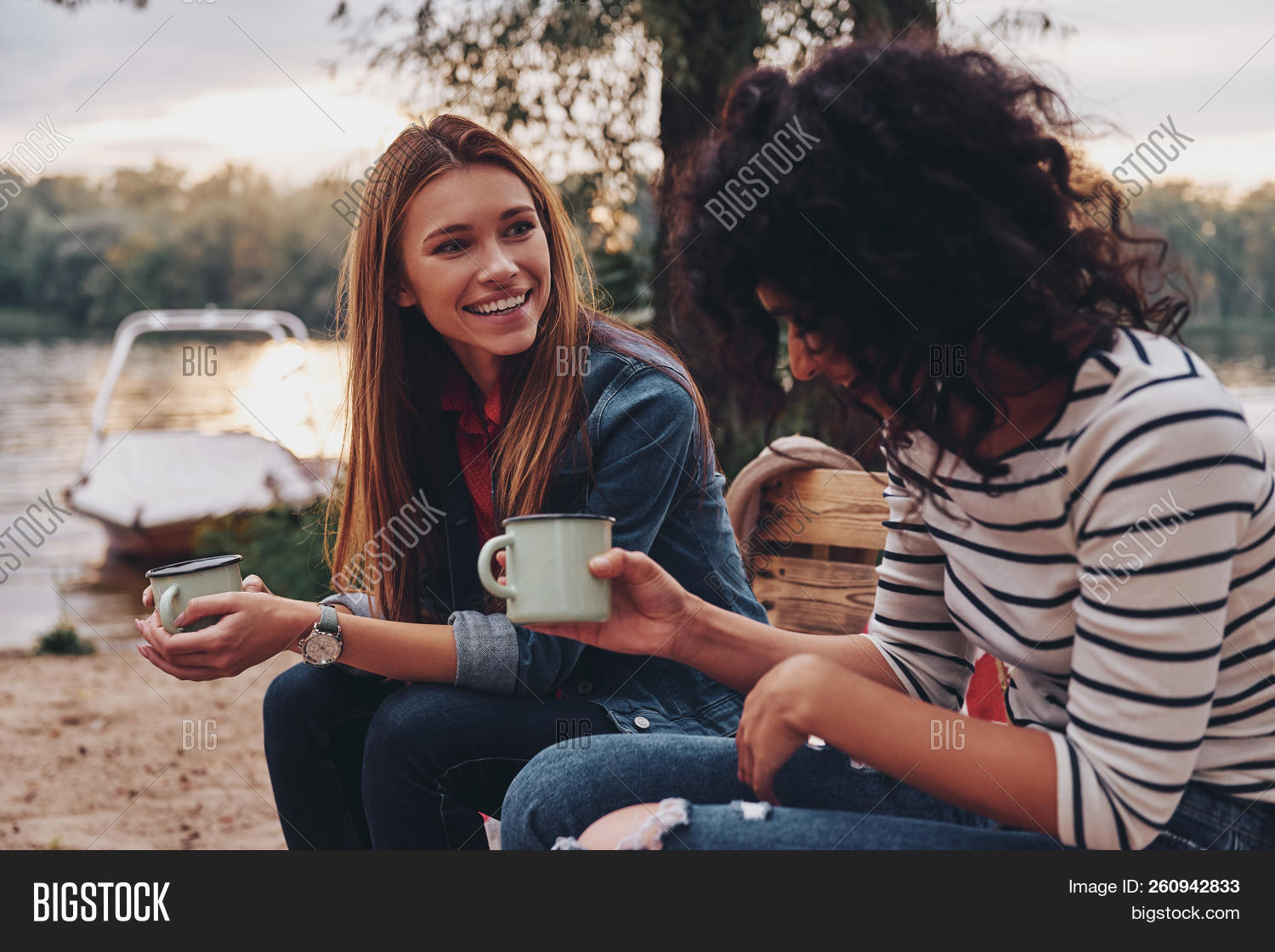 Good Talk Friend. Two Image & Photo (Free Trial) | Bigstock