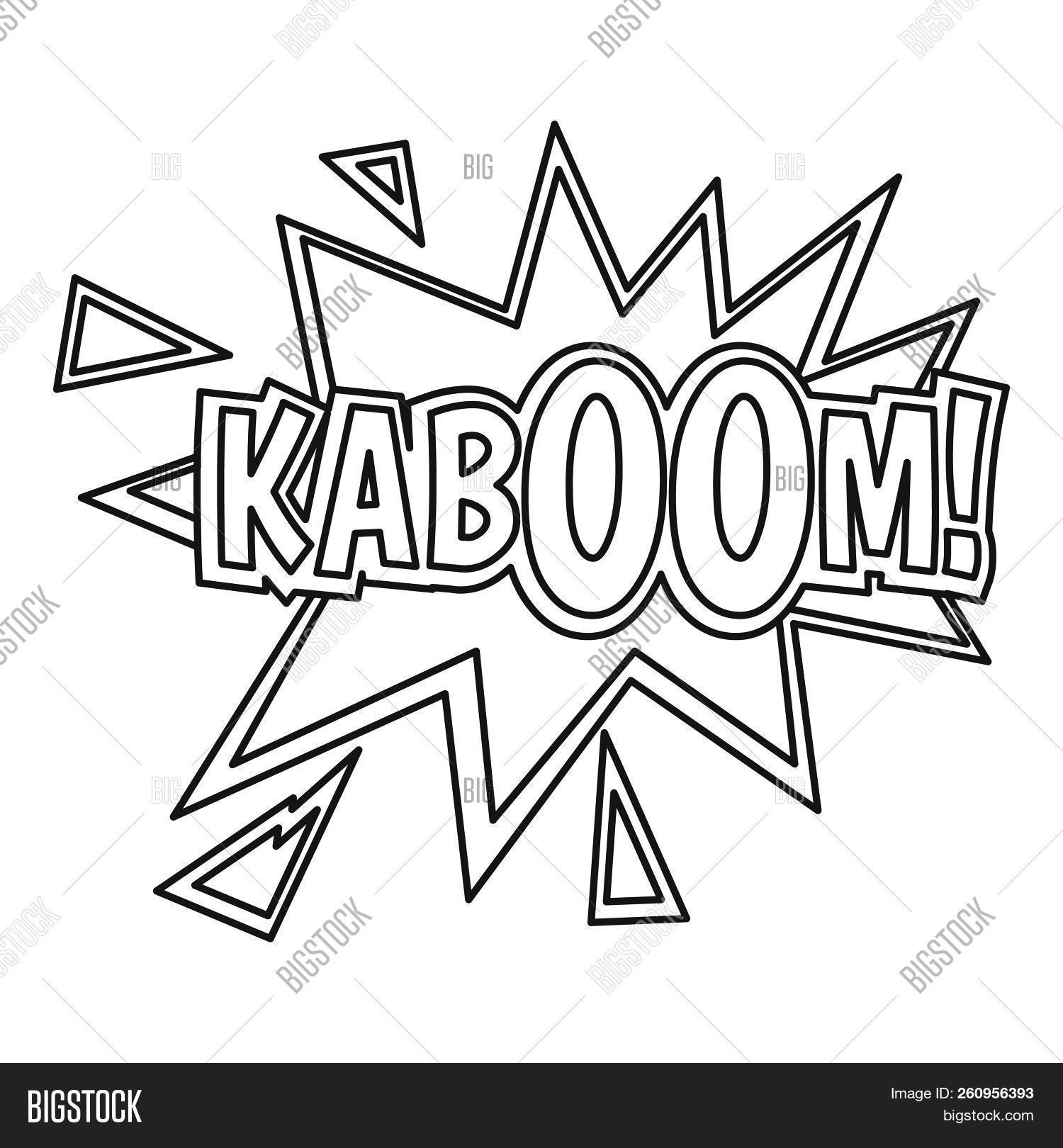Kaboom, Comic Book Image & Photo (Free Trial) | Bigstock