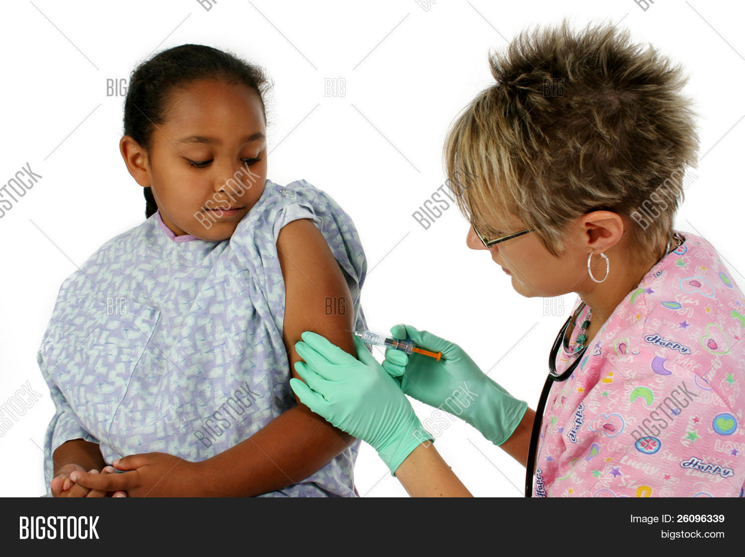 Nurse Giving Shot Image & Photo (Free Trial) | Bigstock