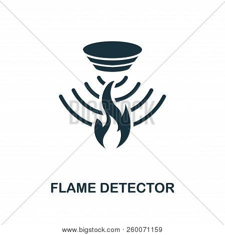 Flame Detector Icon. Vector & Photo (Free Trial) | Bigstock