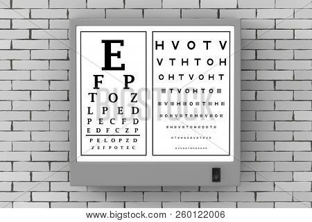 Snellen Eye Chart Test Image & Photo (Free Trial) | Bigstock