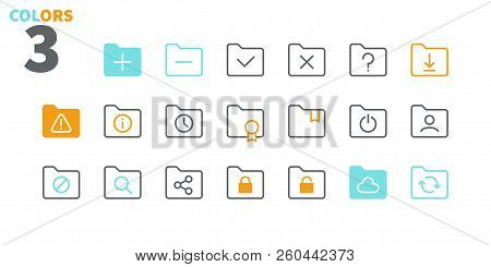 Folder Ui Pixel Perfect Well-crafted Vector Thin Line Icons 48x48 Ready ...