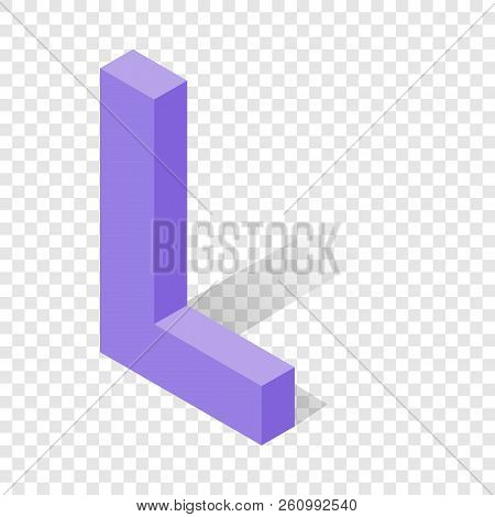 L Letter Isometric 3d Image & Photo (Free Trial) | Bigstock