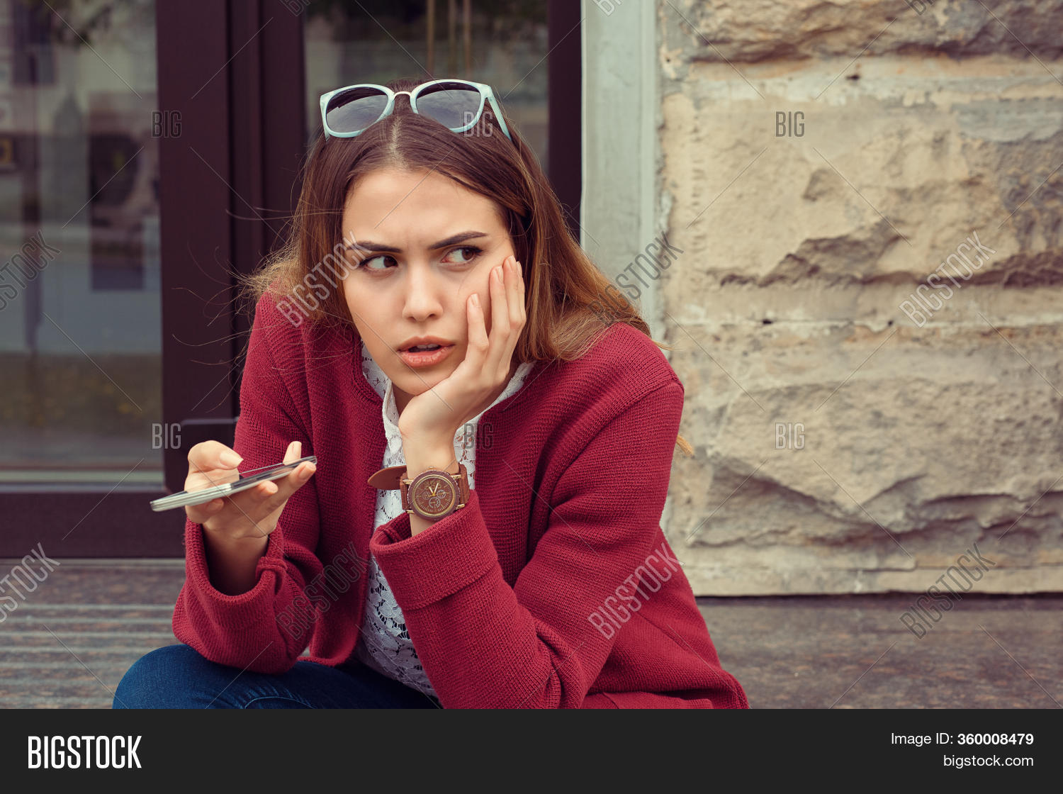 Sad Girl Waiting Image & Photo (Free Trial) | Bigstock