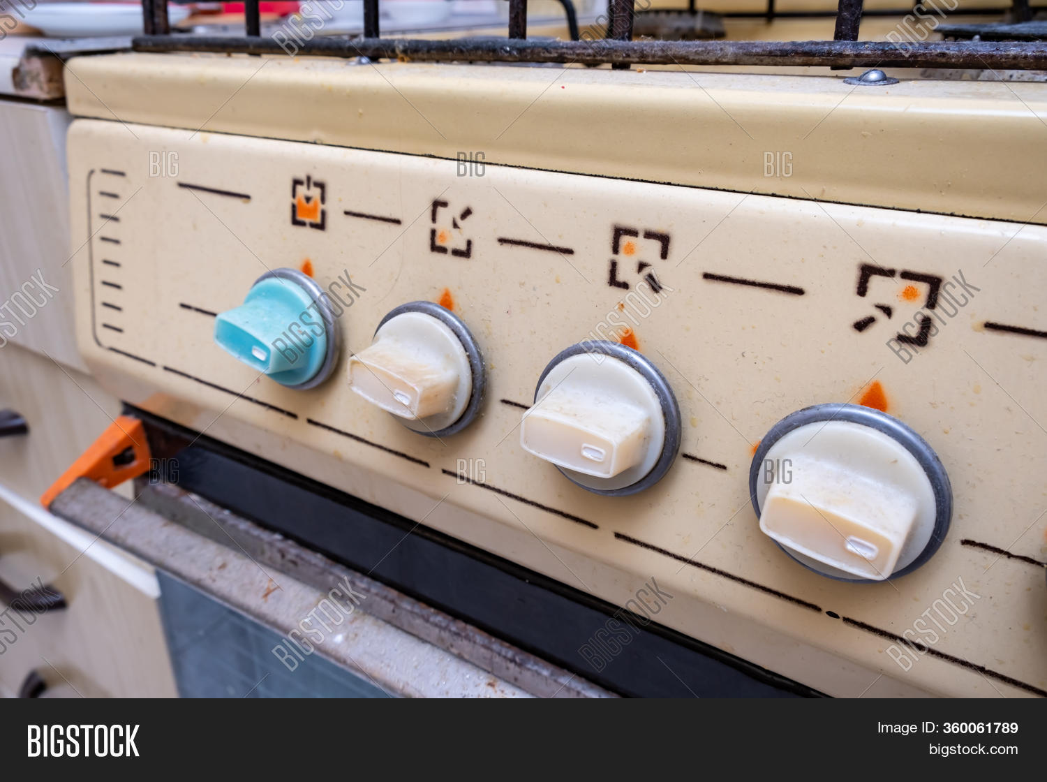 Old Gas Stove Handles Image & Photo (Free Trial) | Bigstock
