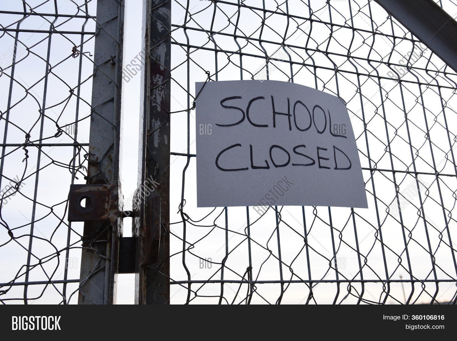 School Closed Text On Image & Photo (Free Trial) | Bigstock