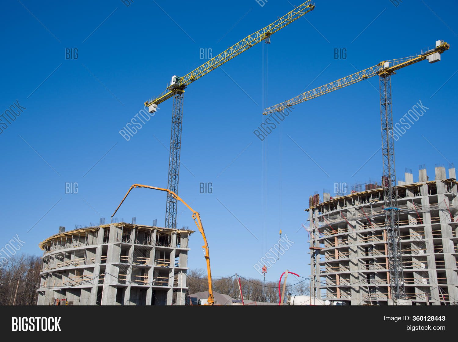 Tower Crane Lifting Image & Photo (Free Trial) | Bigstock