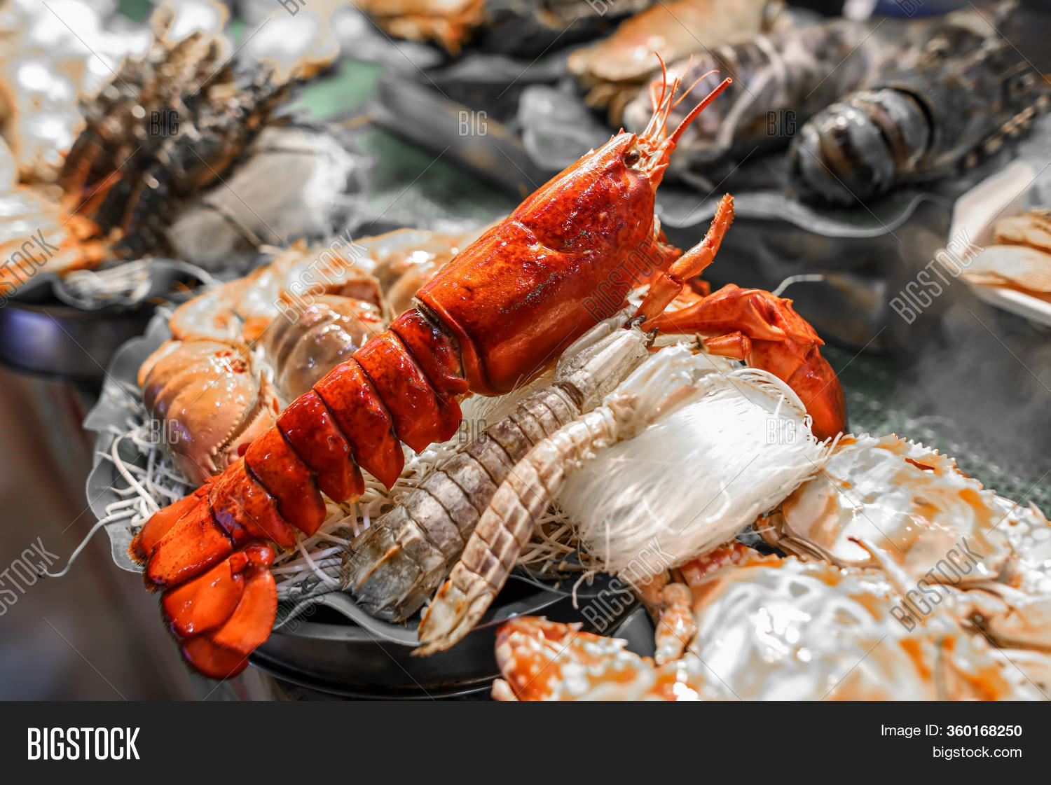 Sea Crayfish Cooked Image & Photo (Free Trial) | Bigstock