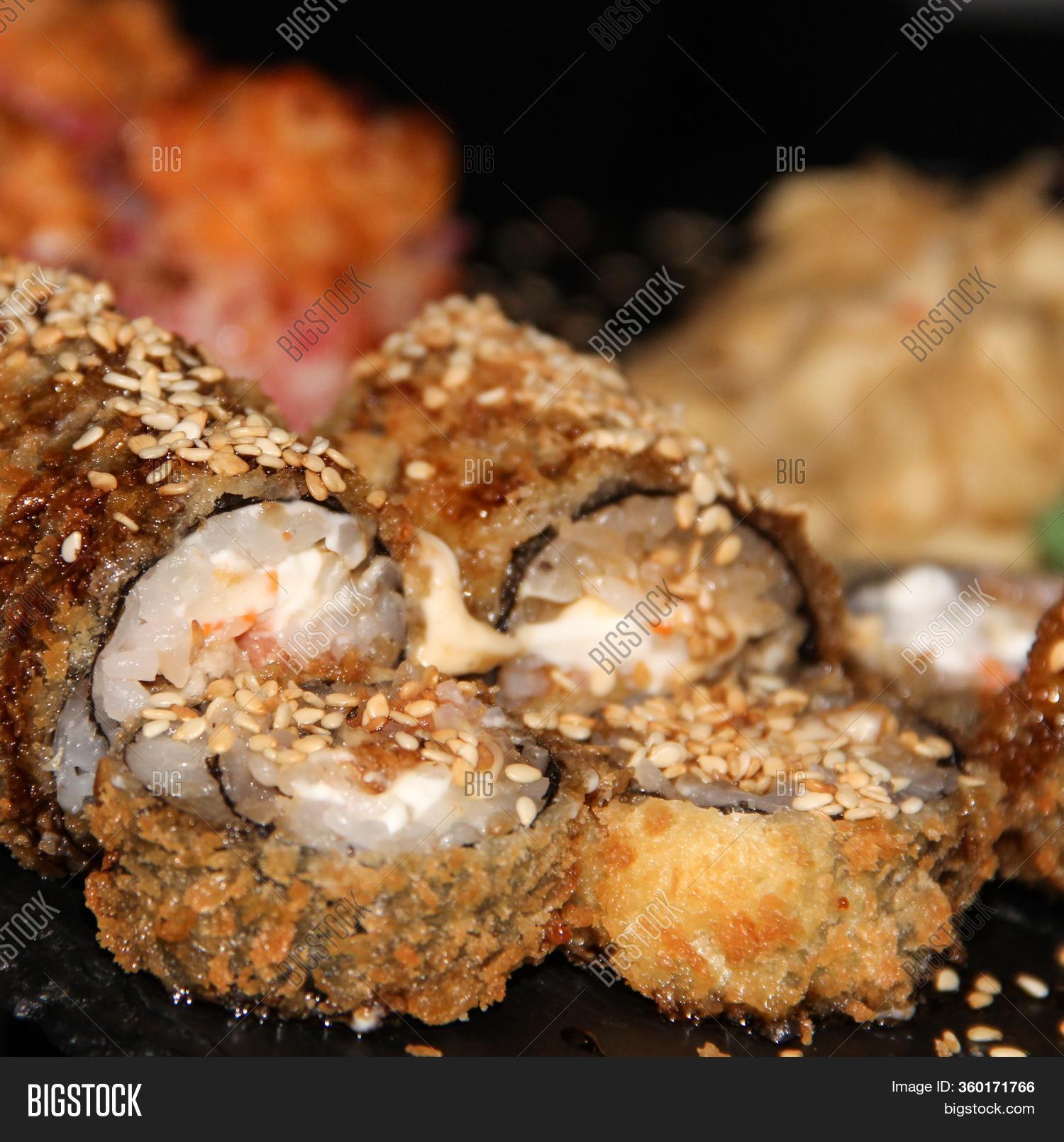 Hot Sesame Sushi On Image & Photo (Free Trial) | Bigstock