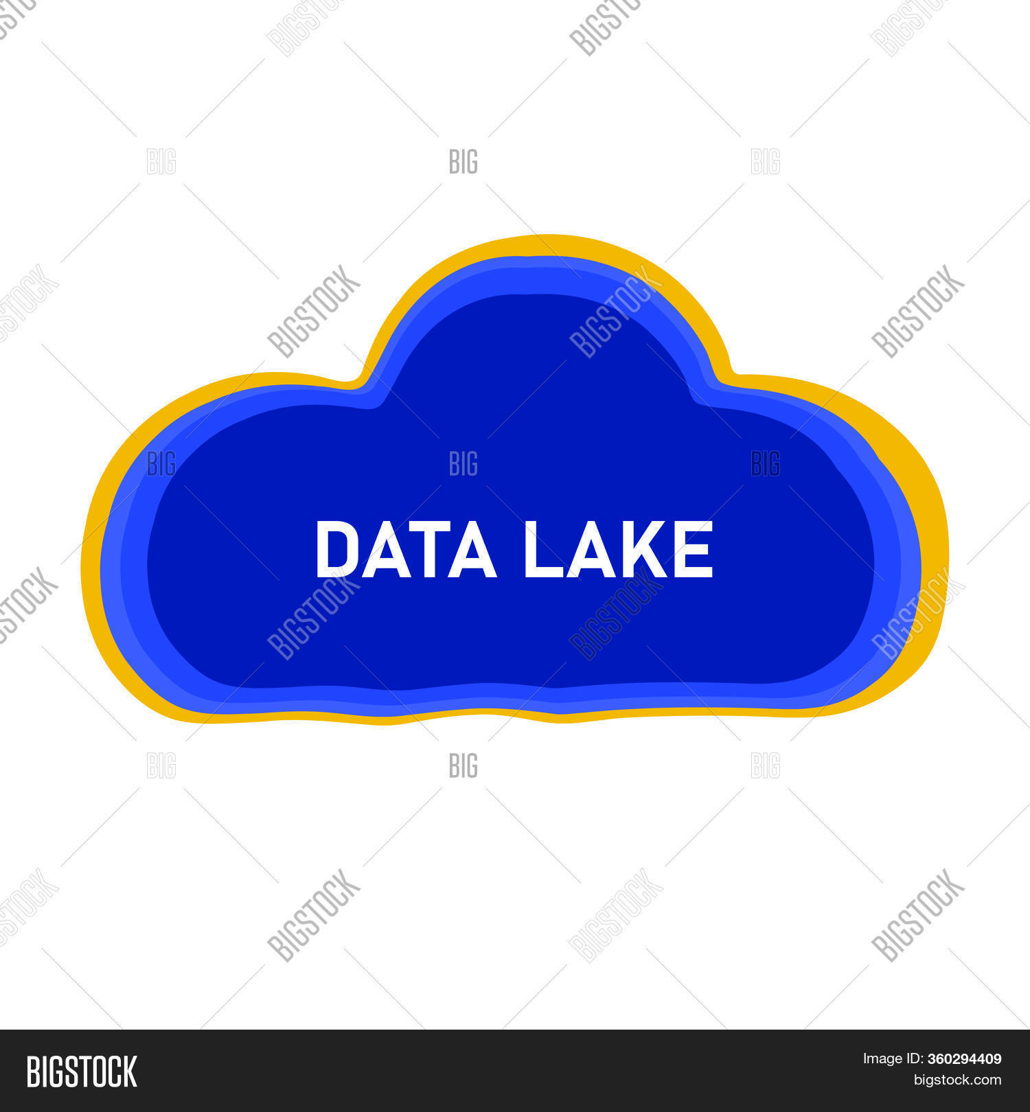 Data Lake. Structured Vector & Photo (Free Trial) | Bigstock