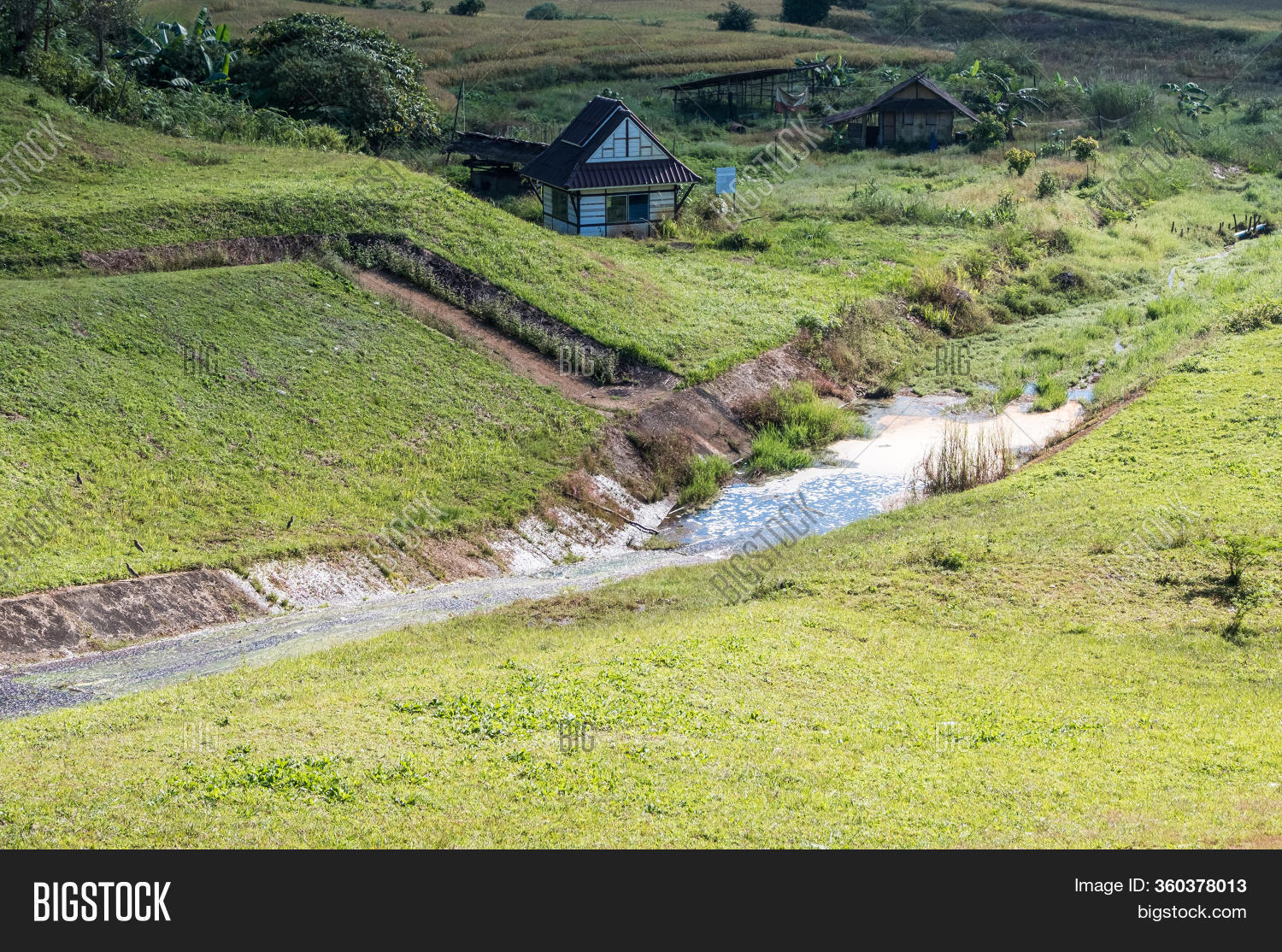 Flowing Water Concrete Image & Photo (Free Trial) | Bigstock