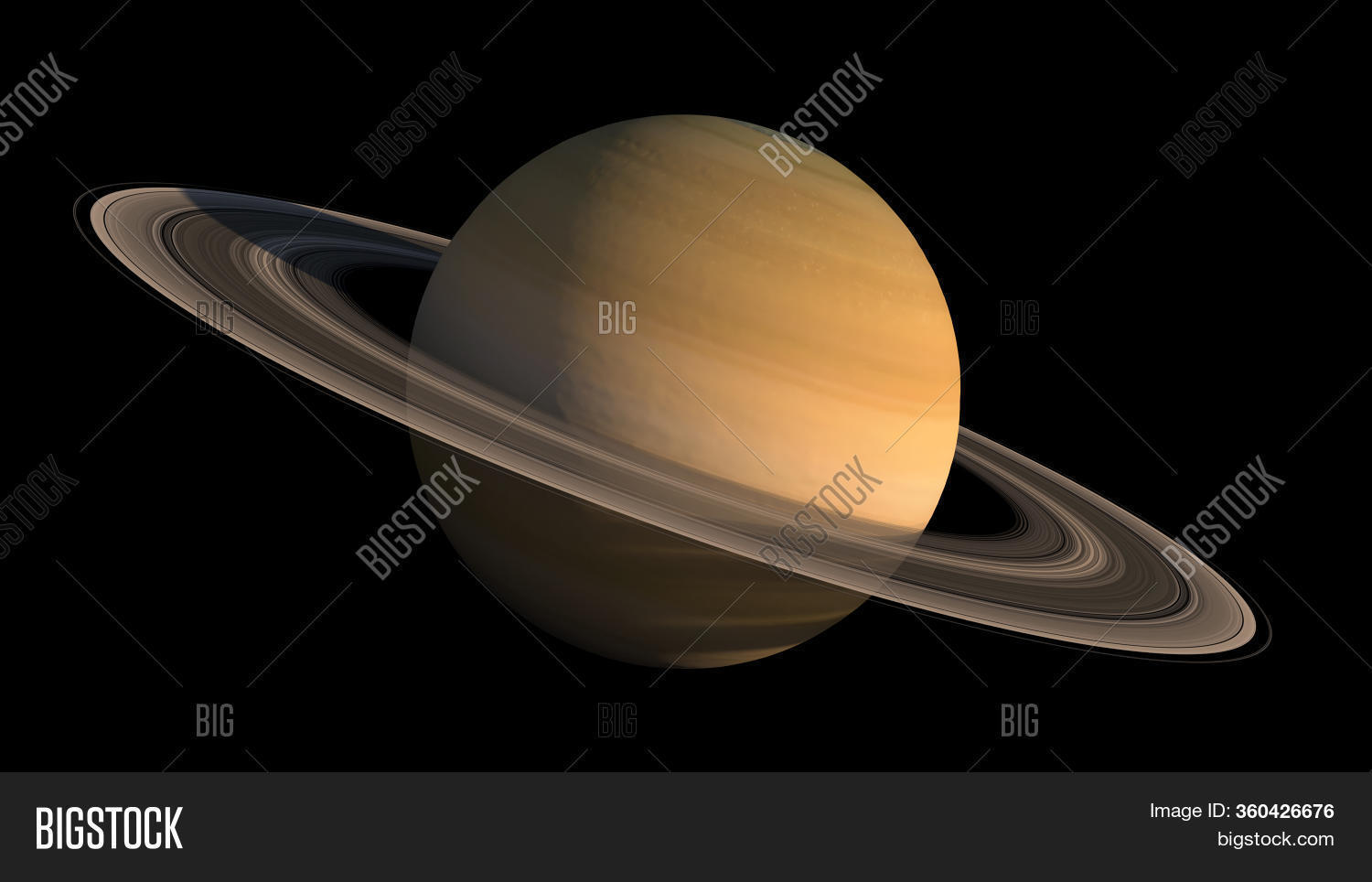 3d Saturn Planet Rings Image & Photo (Free Trial) | Bigstock