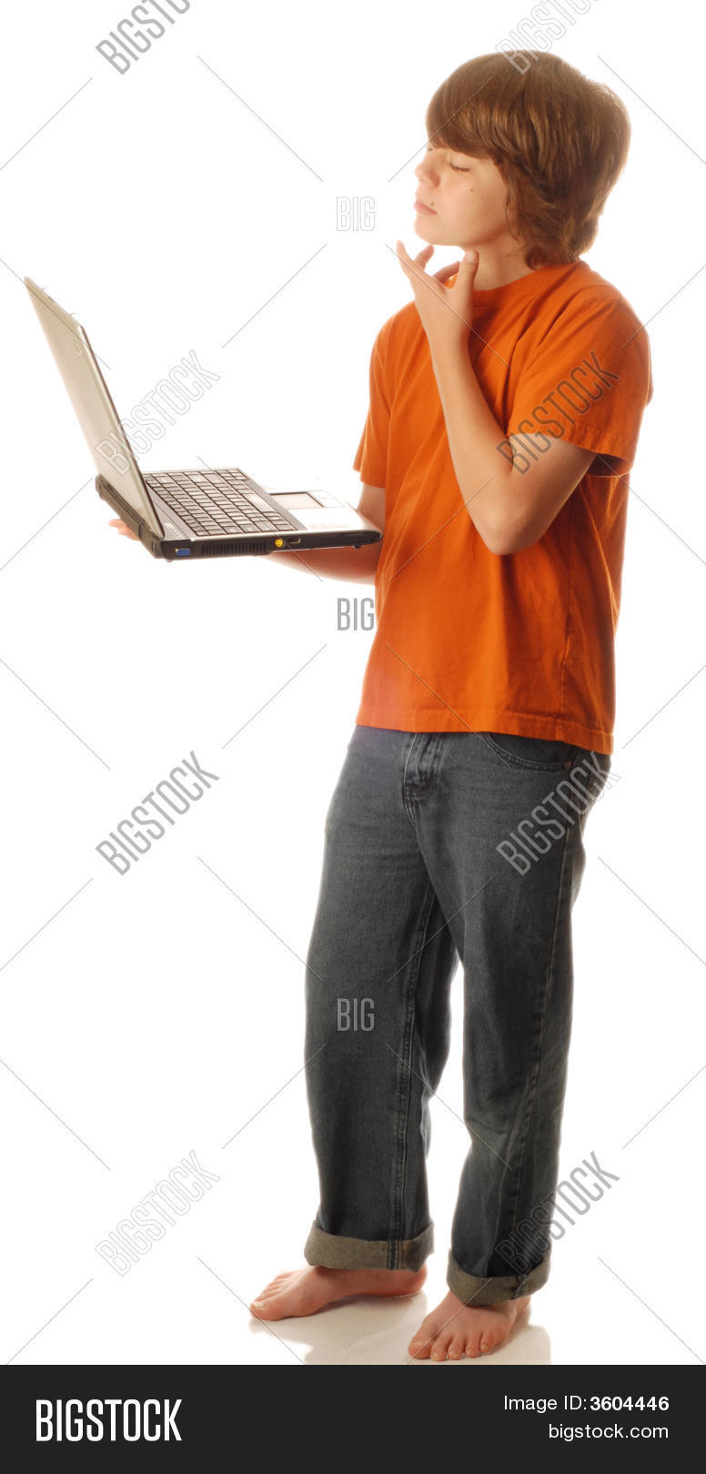 Teen Boy Computer Image & Photo (Free Trial) | Bigstock